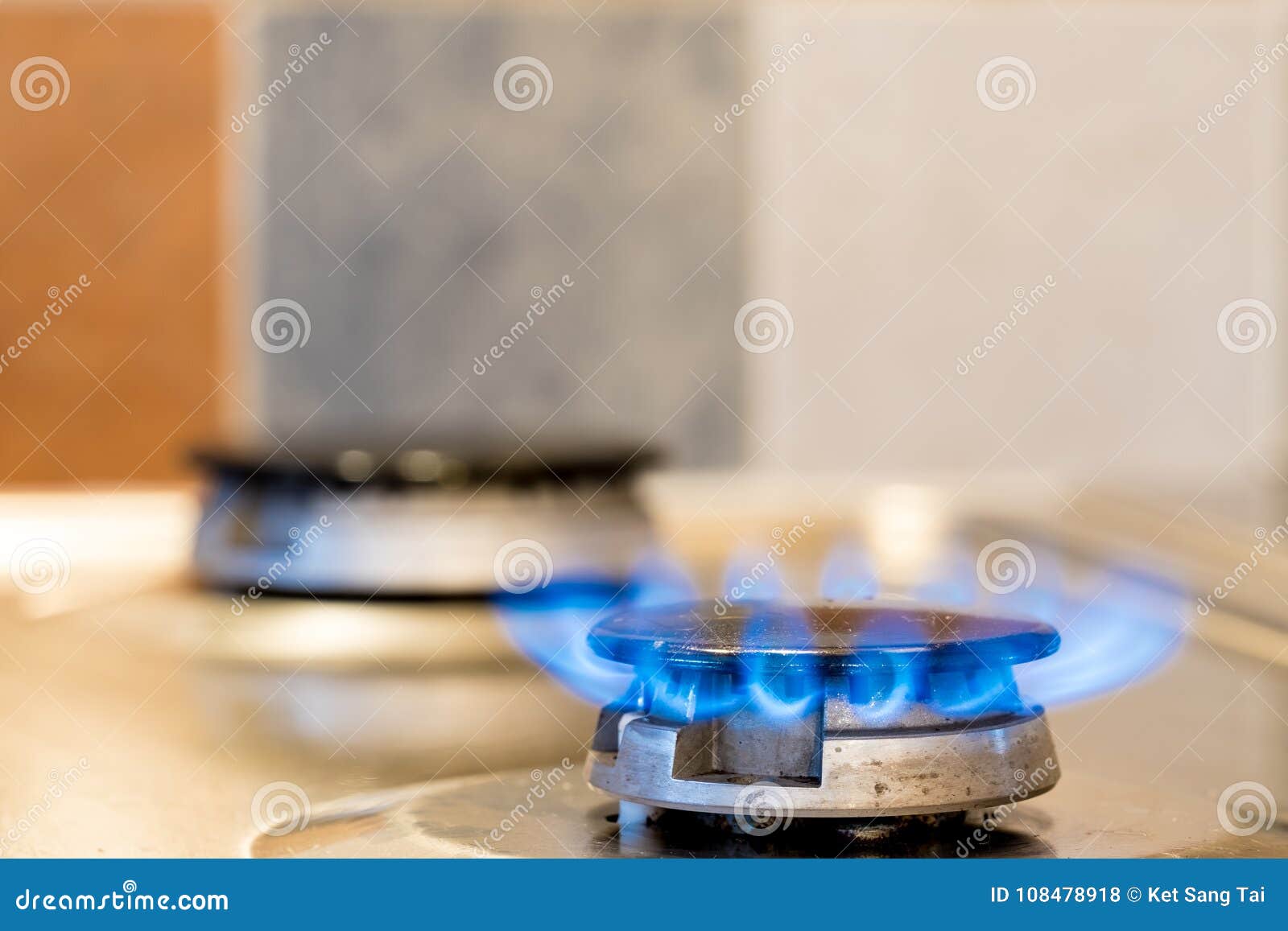 Cooker fire stock photo. Image of butan, butane, cost - 108478918