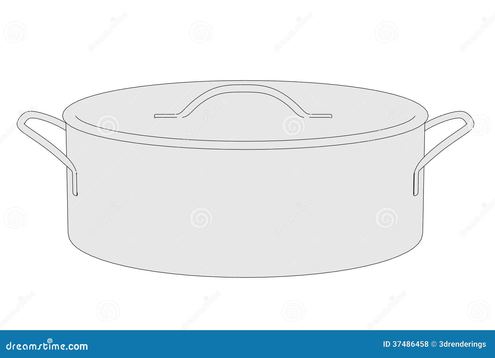 Image of cooking pot stock illustration. Illustration of cartoon - 37486458