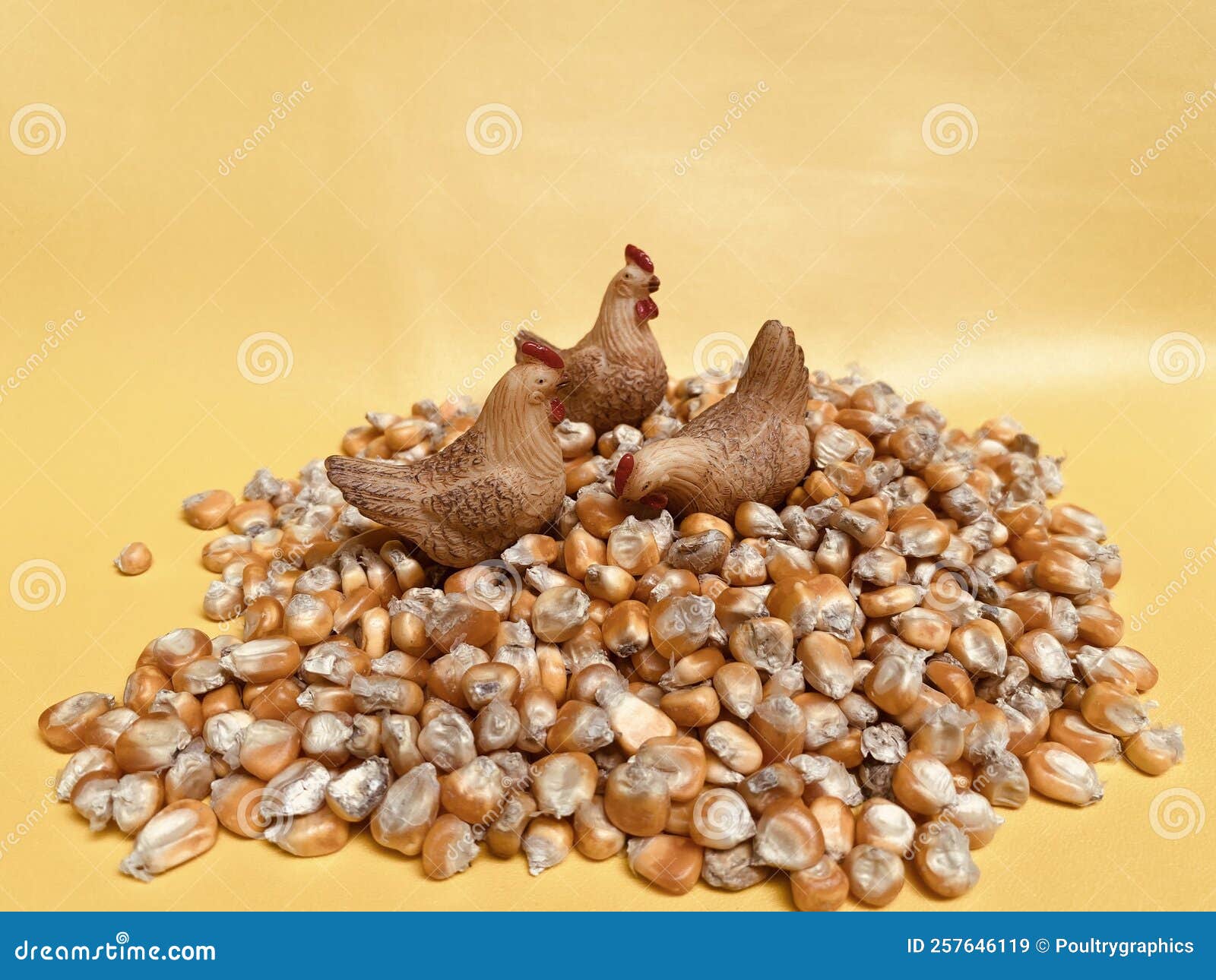 Corn for Poultry Feed, Quality, Supply and Demand Stock Image - Image ...