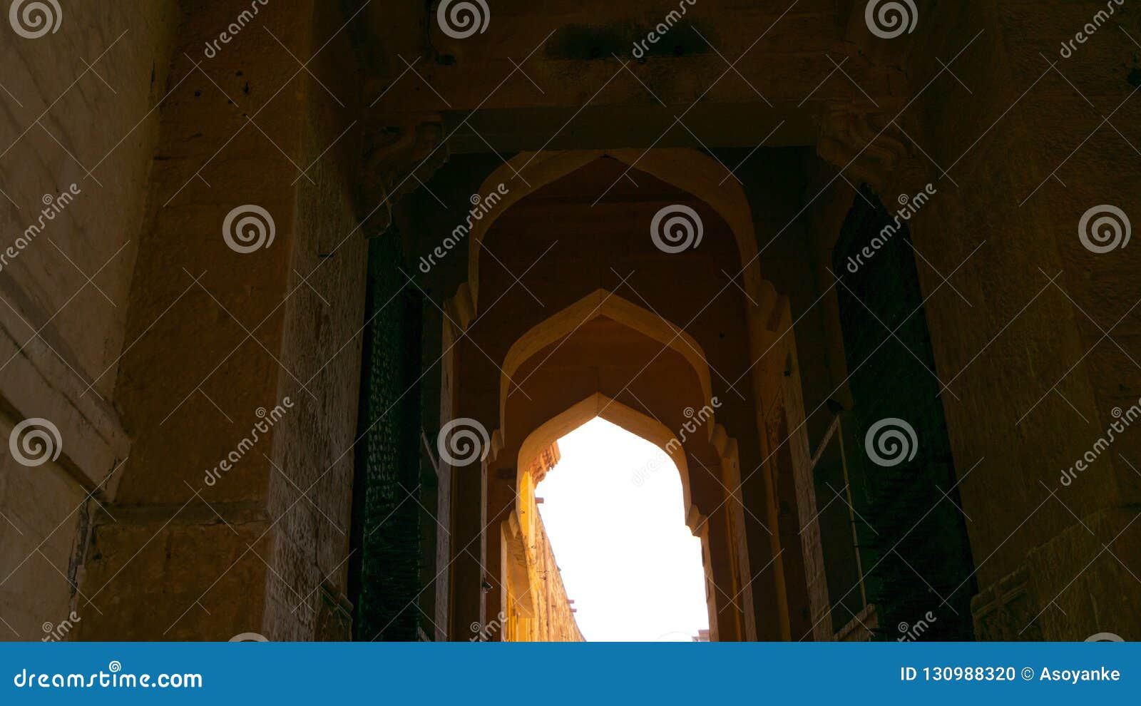 Image of Corridor, Shot at Jodhpur Stock Photo - Image of concept, high ...