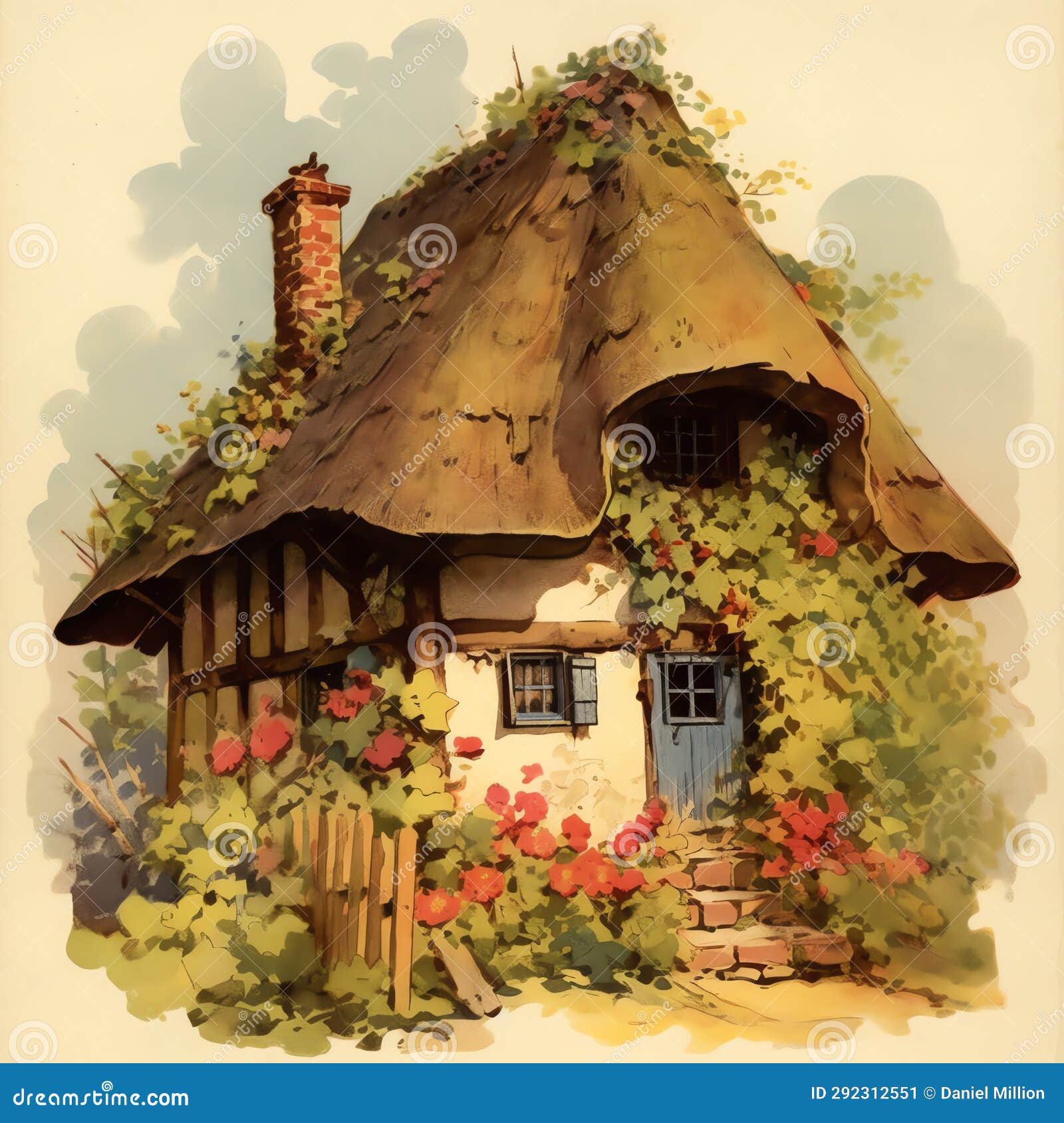 Cottagecore Barn House Old Paper, Vintage Digital Paper Stock ...