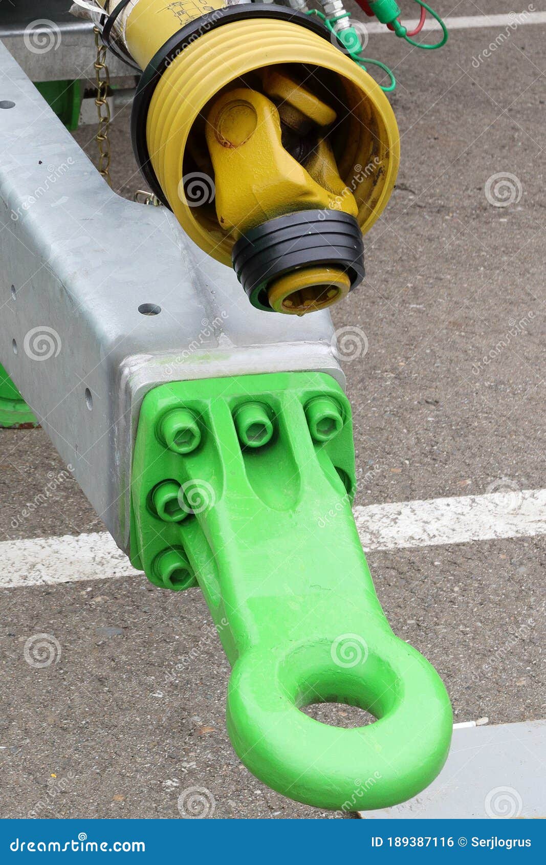 Image of Coupling and Universal Joint Stock Photo - Image of attached ...