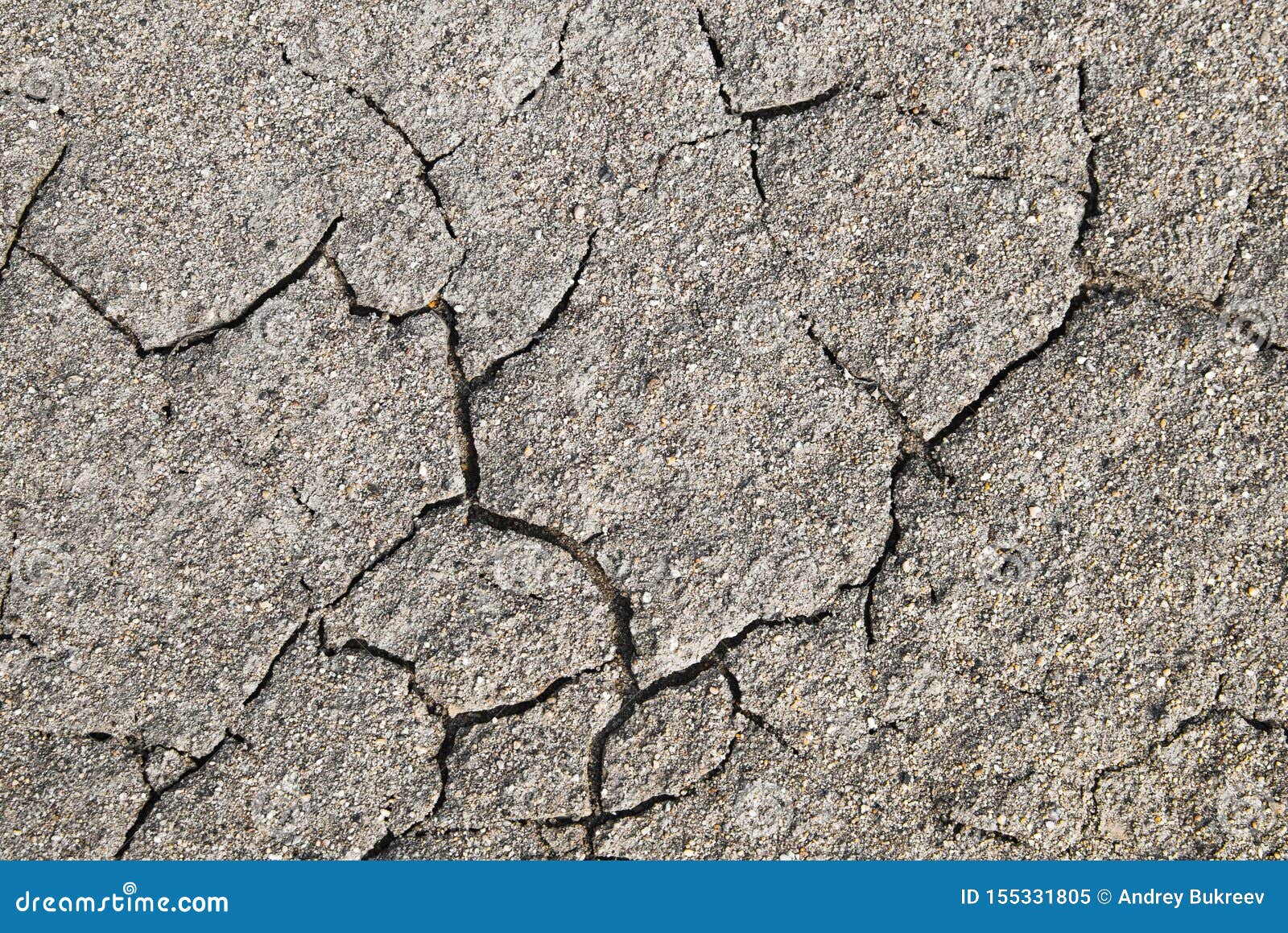 Pattern of Cracks on the Sand in the Absence of Moisture Stock Image ...