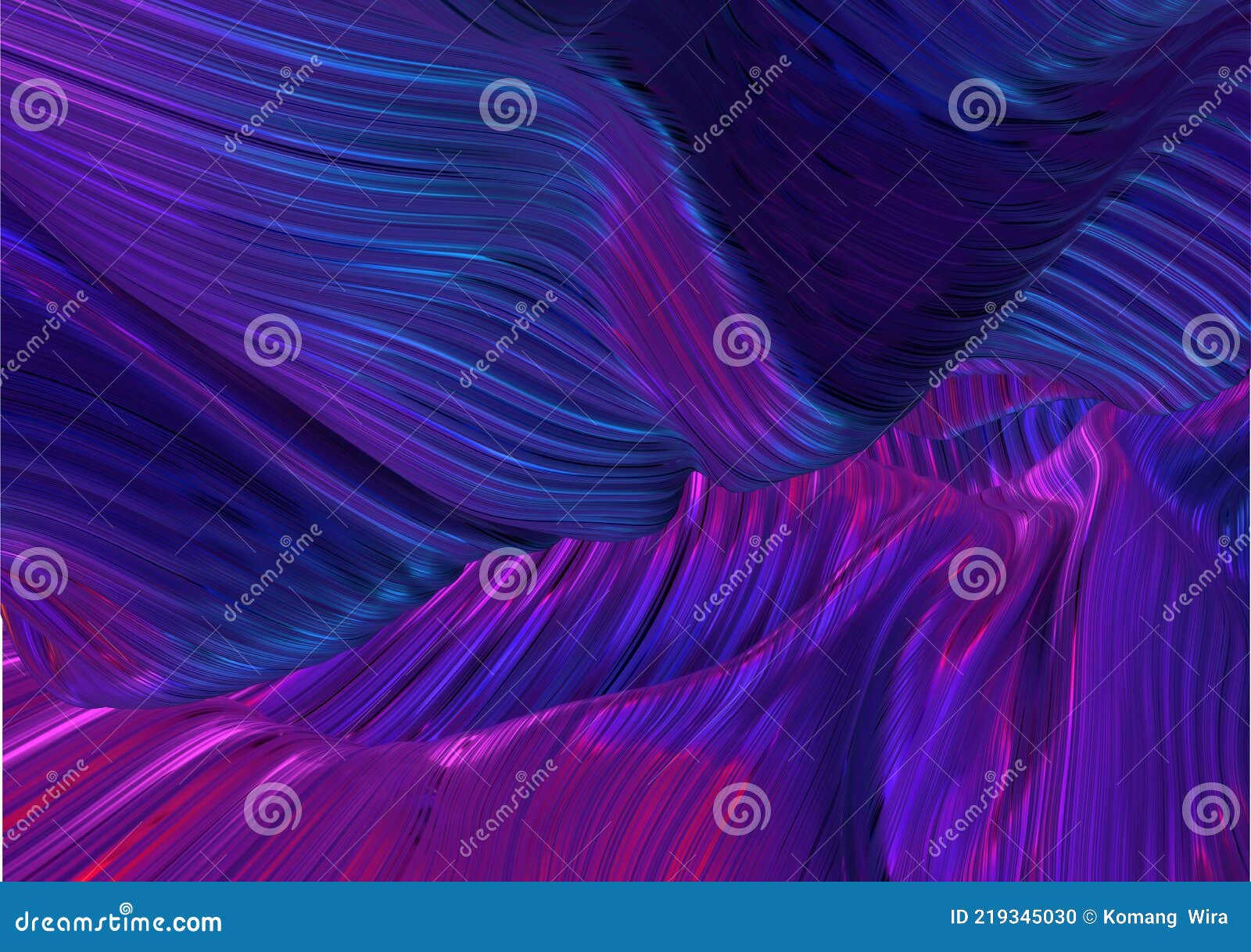 Abstract Gradient Puple and Blue Wavy Texture Stock Illustration ...