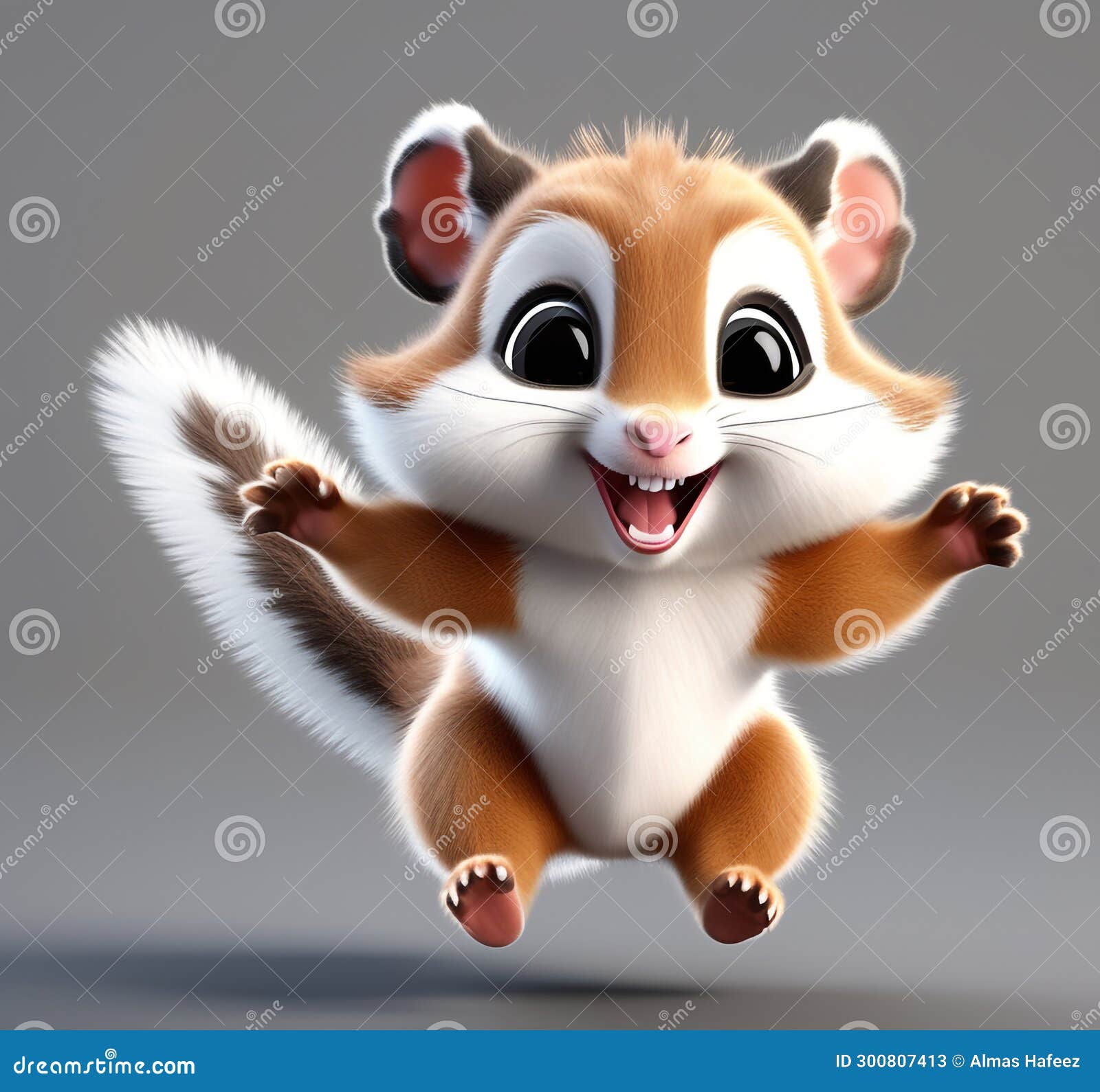 Airborne Elegance: Highly Detailed 3D Rendering Stock Illustration ...