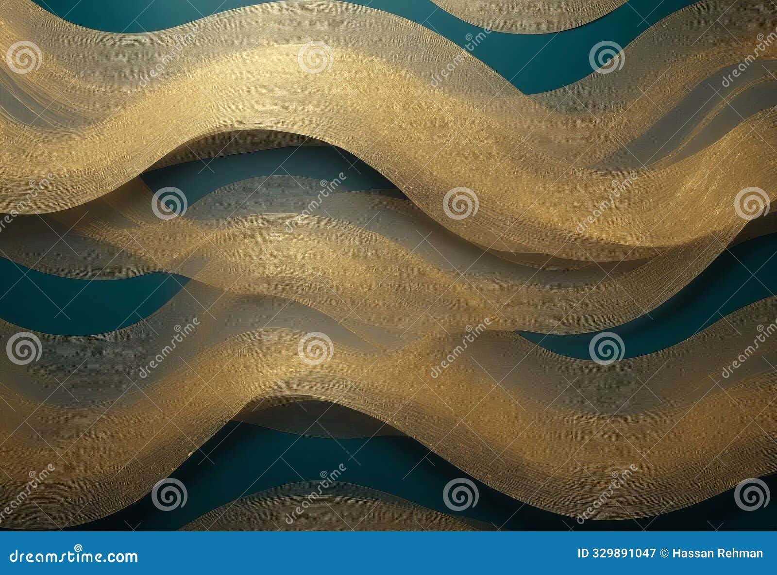 Image of Creative Glittering Gold Wave Curvy Line Design Elements Stock ...