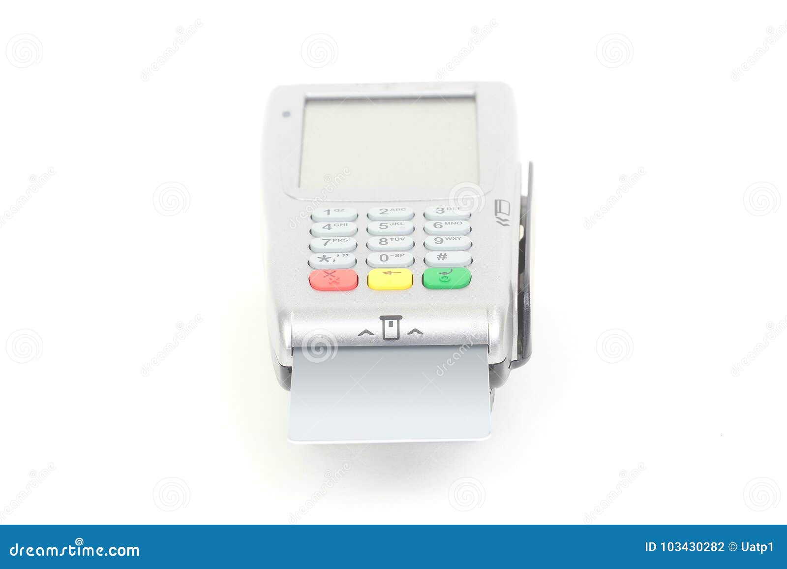 Credit cards reader stock photo. Image of money, purchase - 103430282