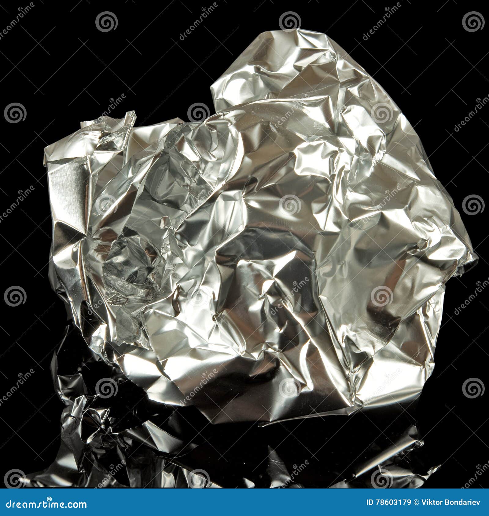 Image of Crumpled Foil Close-up Stock Image - Image of damaged, coil ...