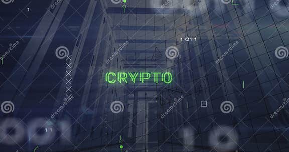 Image of Crypto Text, Binary Codes, Computer Language, Mathematical ...