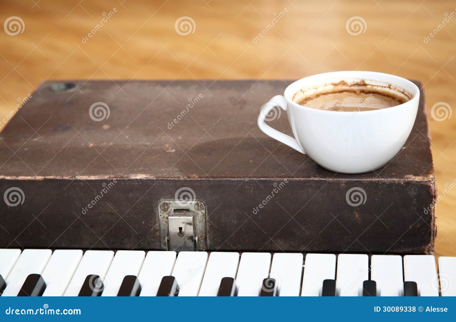 Coffee and music stock photo. Image of instrument, entertainment - 30089338
