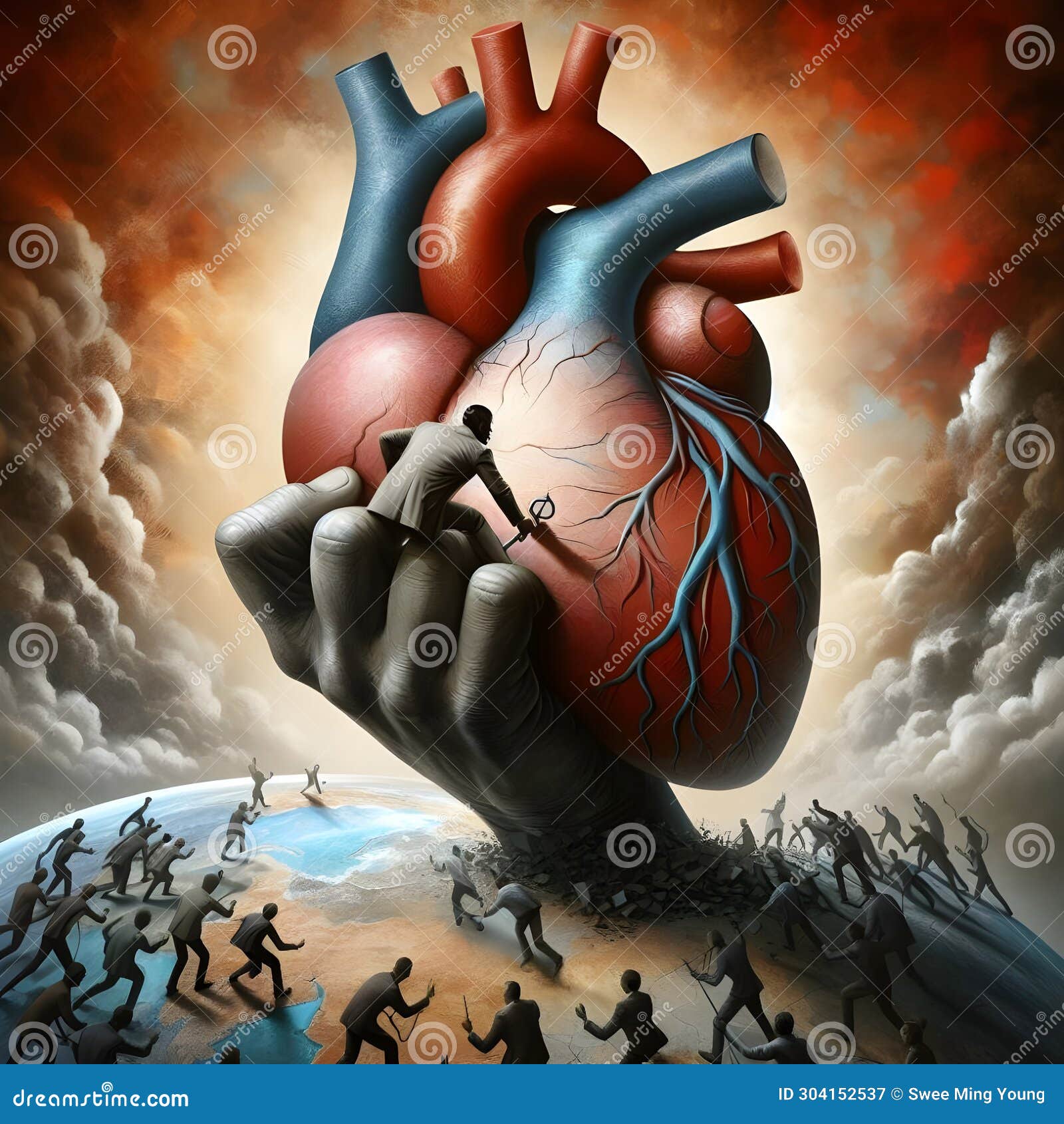 Image of the Current State of the Human Heart, Mind and Soul To Combat ...