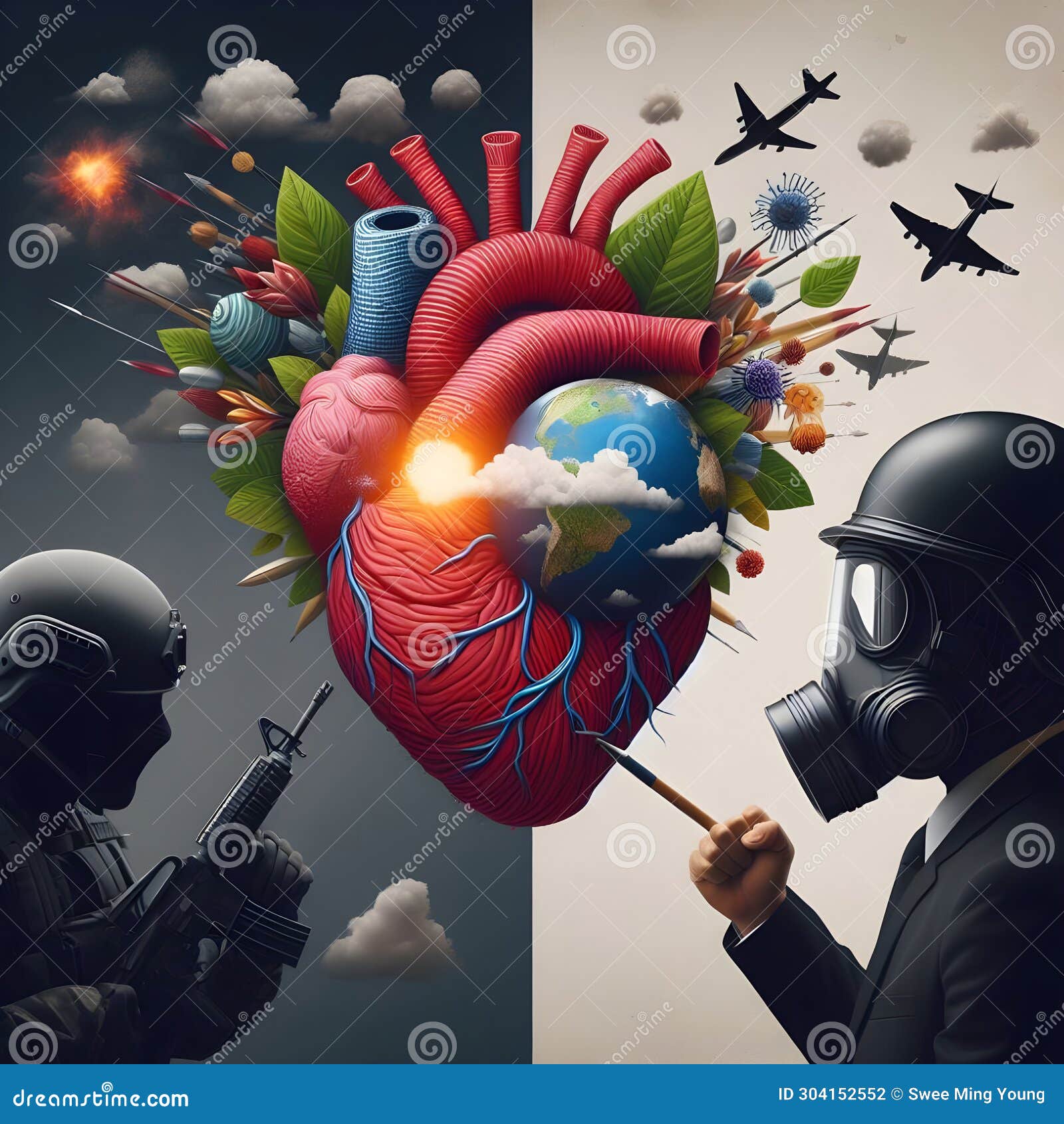 Image of the Current State of the Human Heart, Mind and Soul To Combat ...