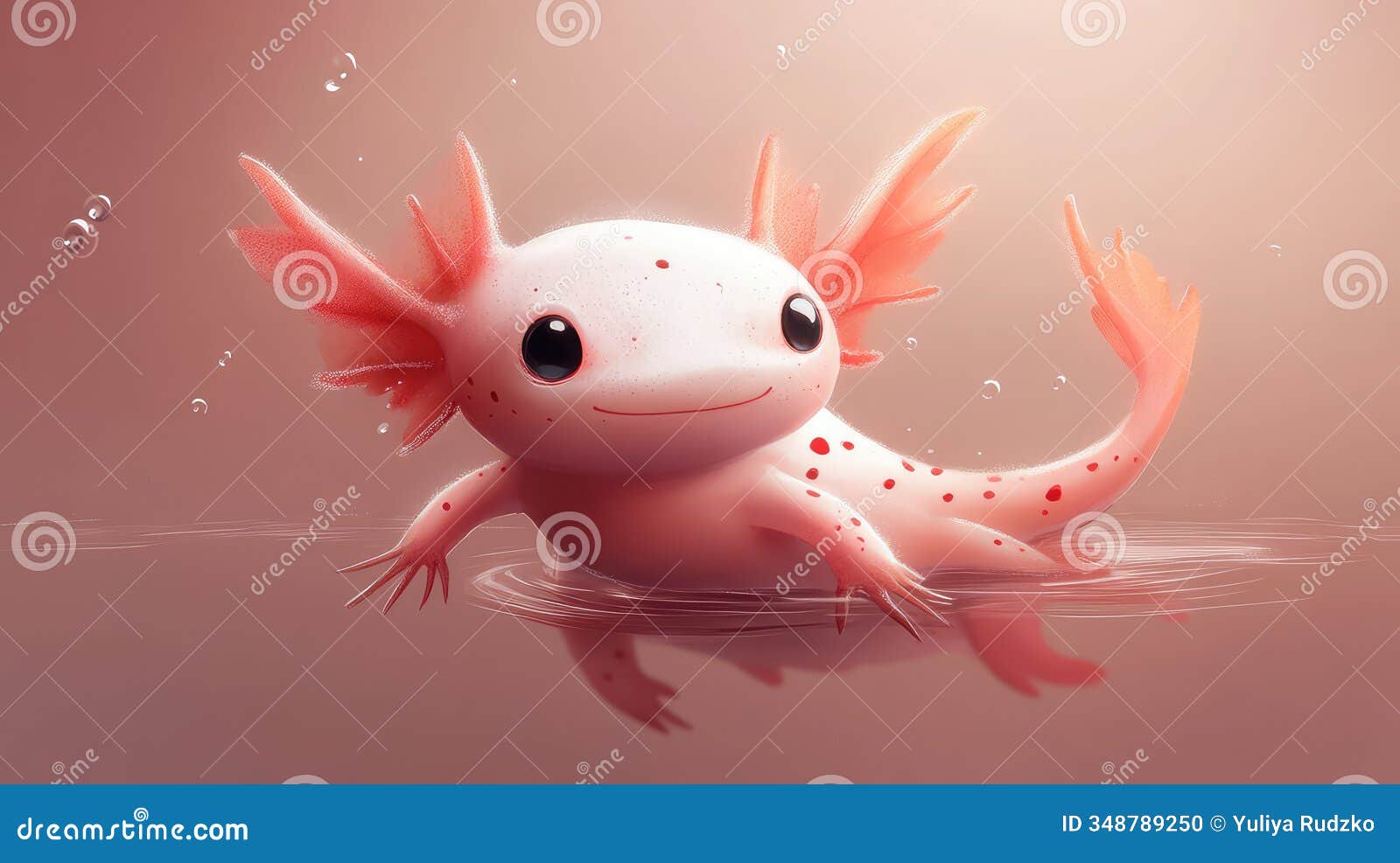 Image Of Axolotl, Image Of Sea Creature, In Aquarium, Ai Generation ...