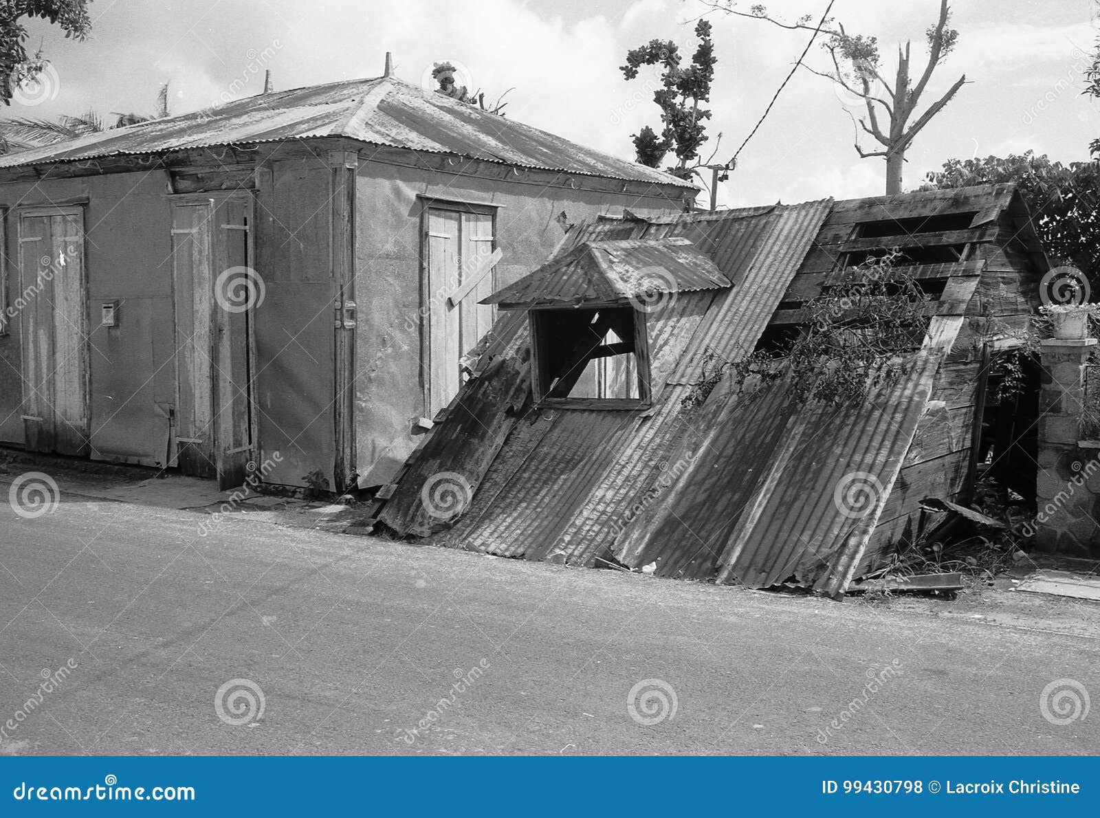 Image D'archives De Cyclone Hugo En Guadeloupe Photo stock - Image du ...