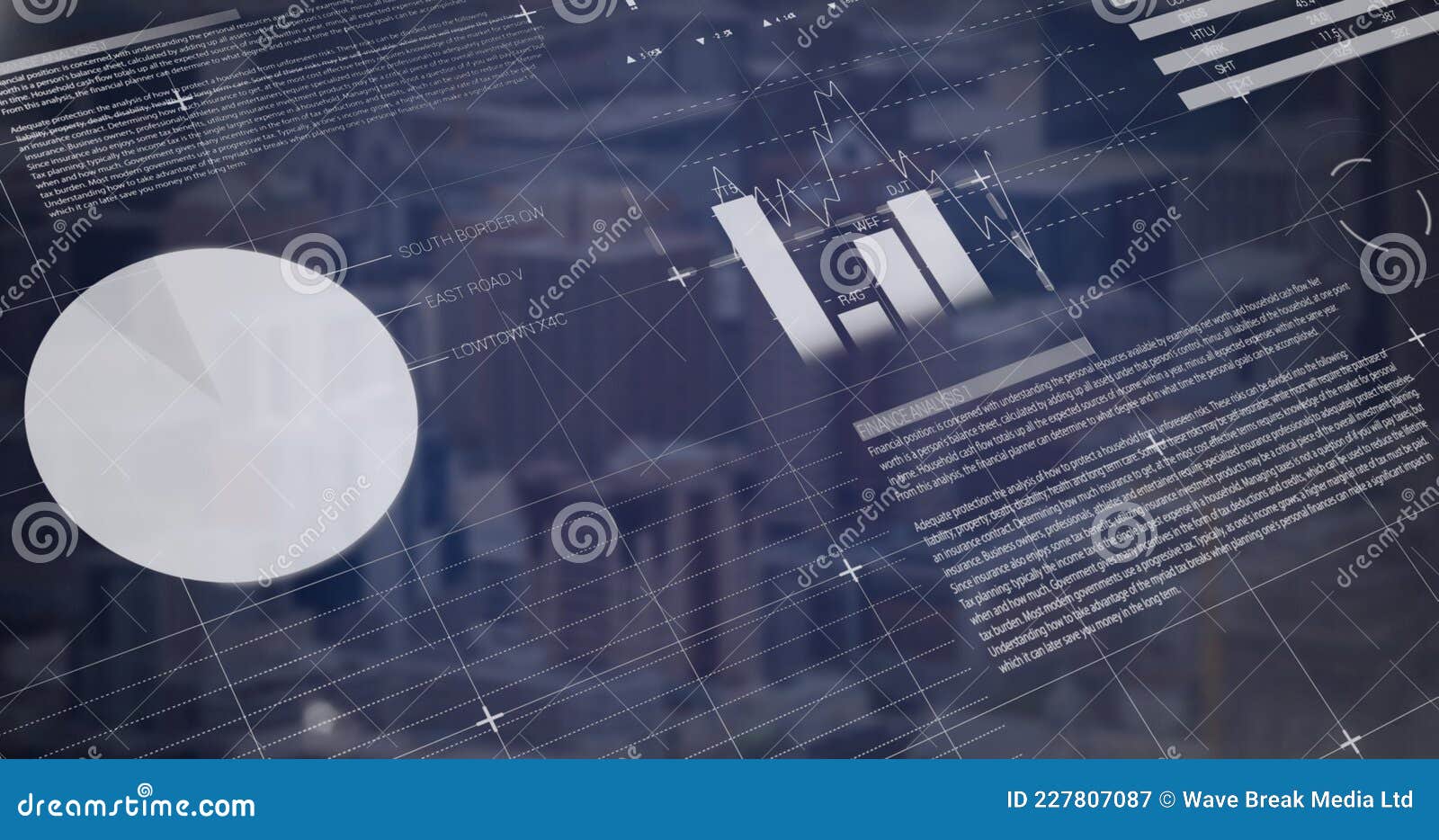 Graphs and Statistics Moving 4k Stock Illustration - Illustration of ...