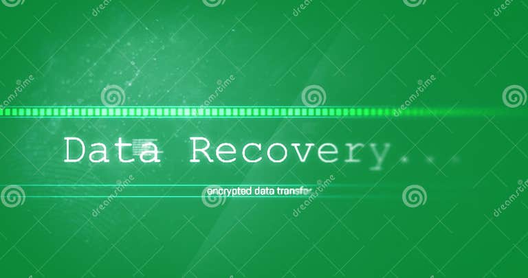 Image of Data Processing on Green Background Stock Photo - Image of ...