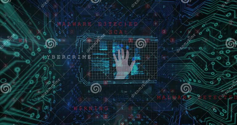 Image of Data Processing and Networks of Connections Over Grind Stock ...