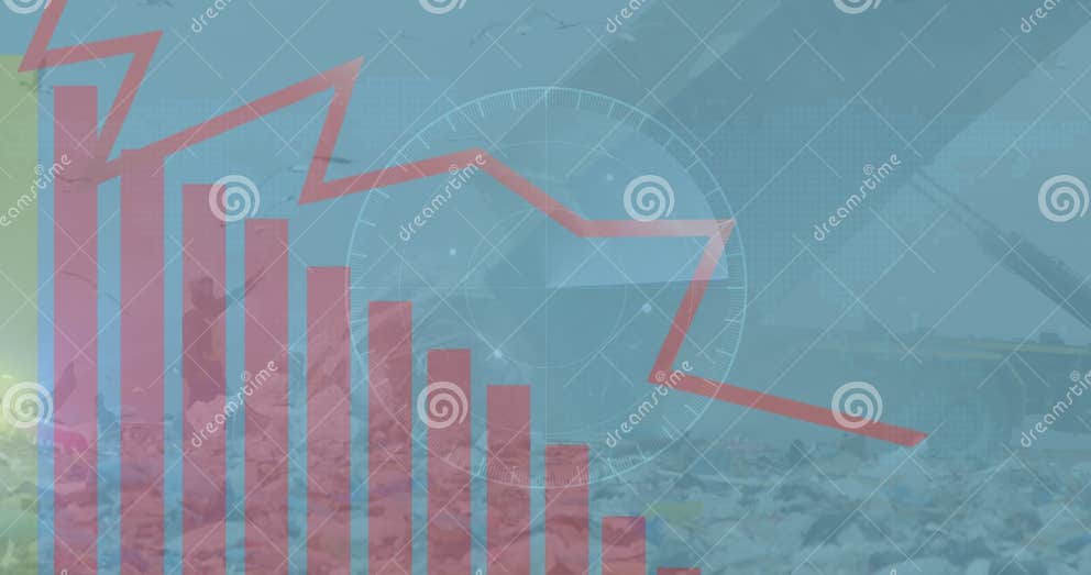 Image of Data Processing Over Rubbish Dump Stock Image - Image of ...
