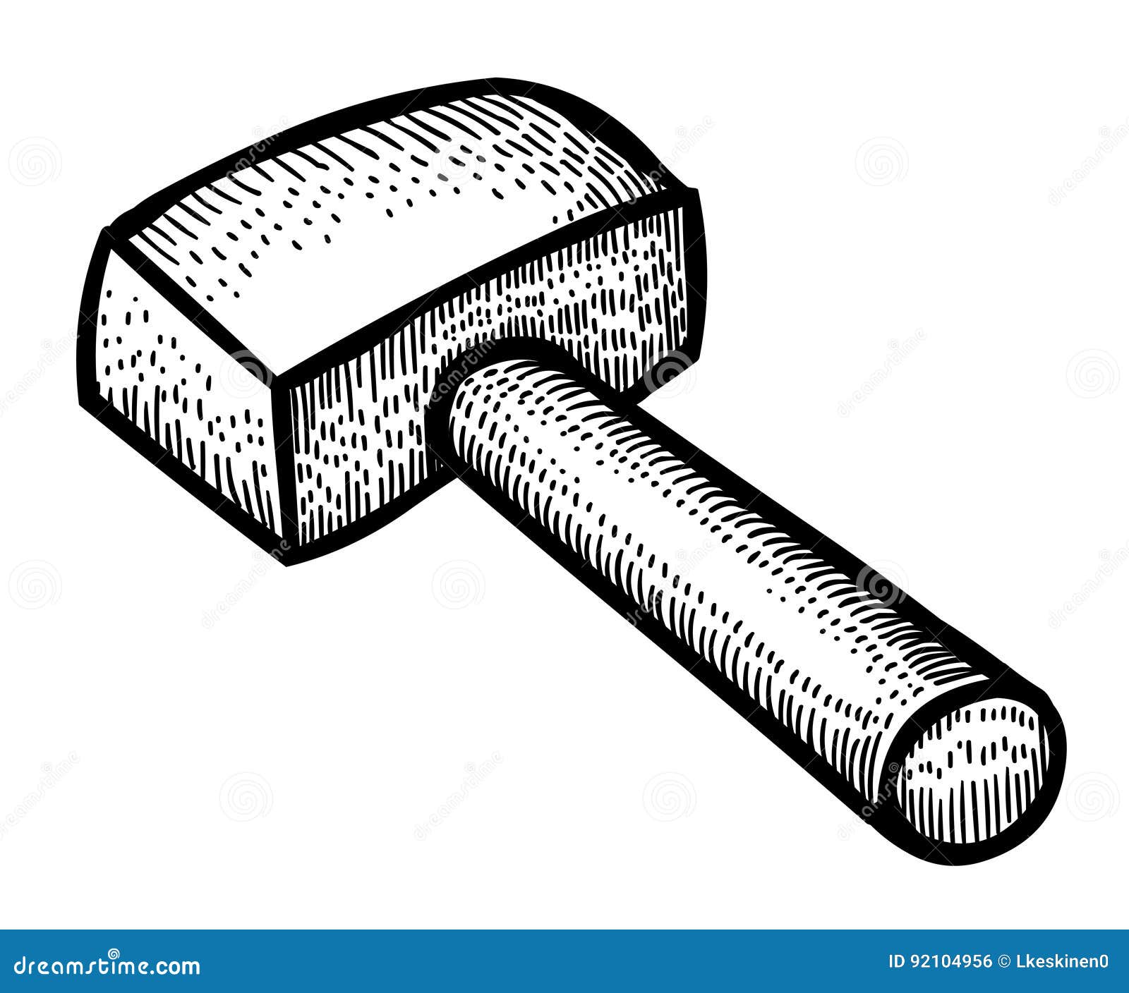 Image De Bande Dessinée De Marteau Illustration de Vecteur ...