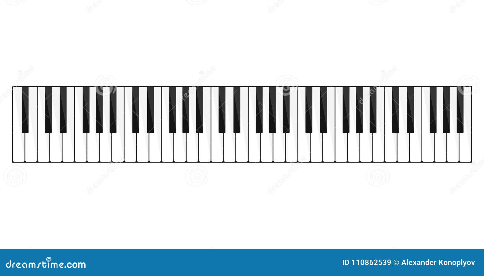 Image de clavier de piano illustration de vecteur. Illustration du jazz ...
