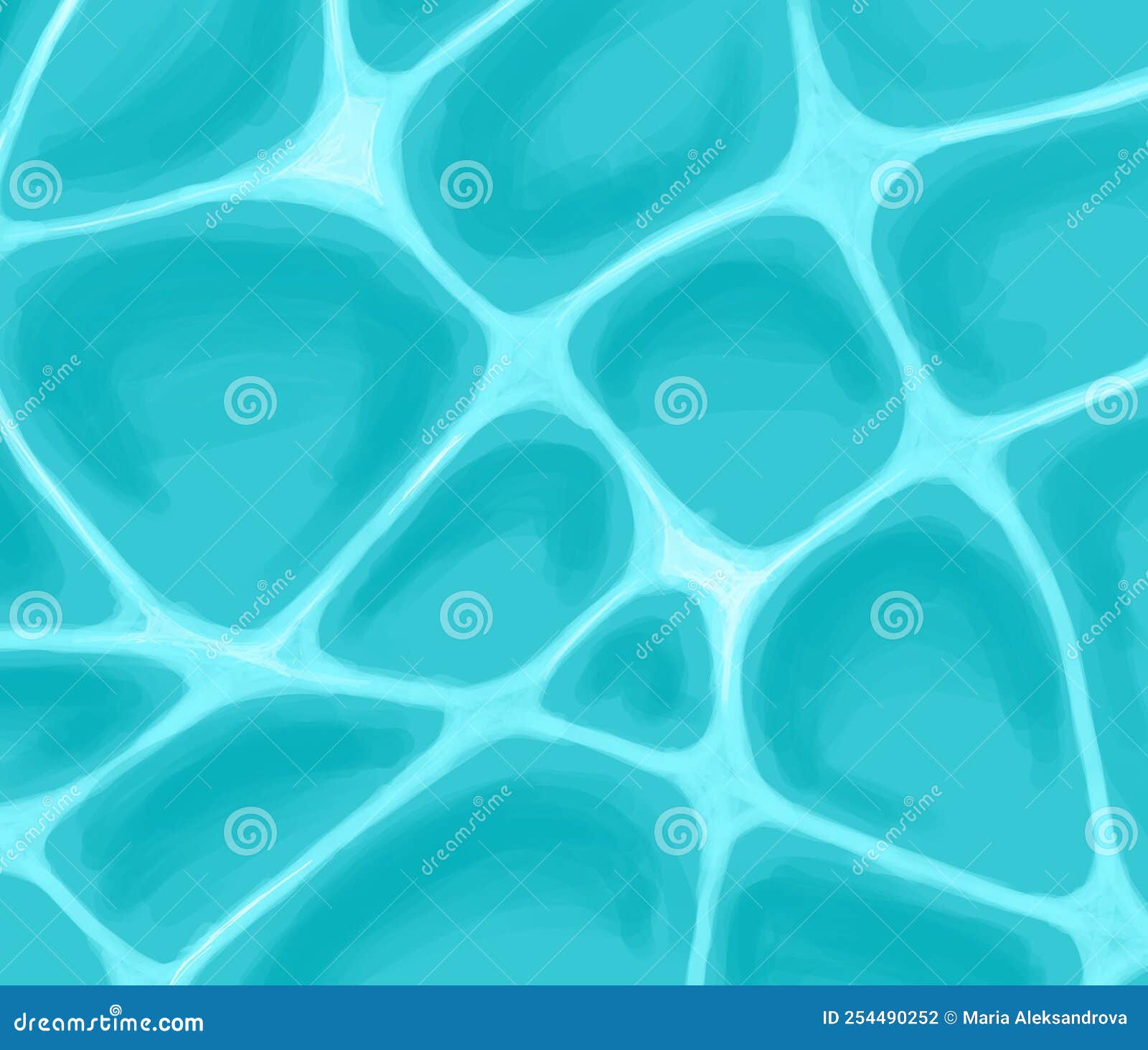 Image De La Surface De L'eau De Couleur Azur Illustration Stock ...