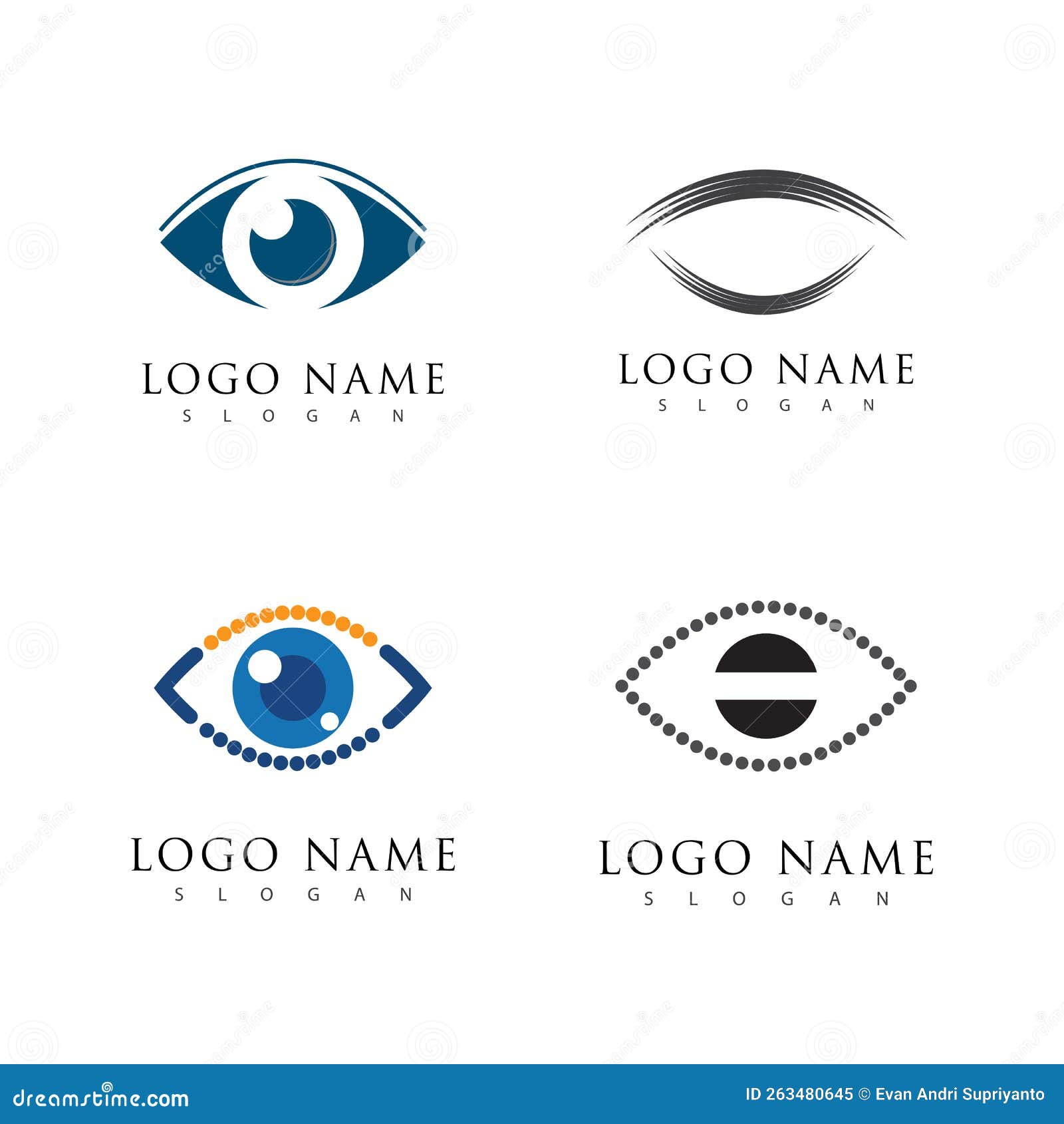 Image De Marque Entreprise Oeil Soin Vectoriel Logo Design Illustration ...