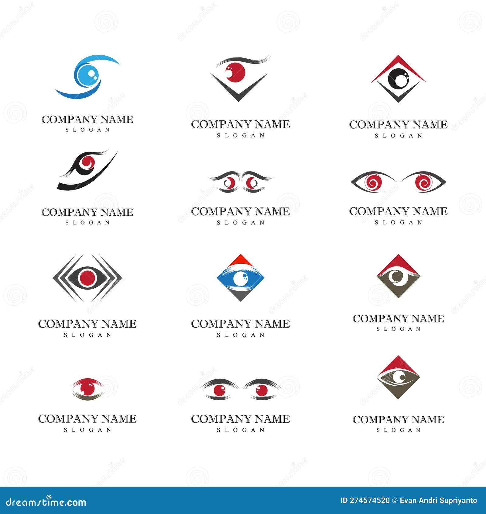 Image De Marque Entreprise Oeil Soin Vectoriel Logo Design Illustration ...