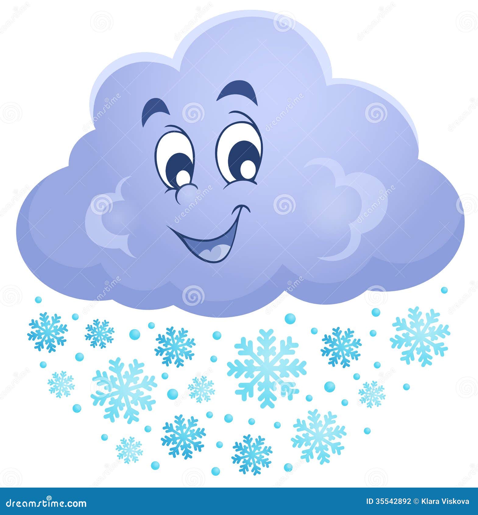 Image 1 De Thème De Nuage D'hiver Illustration de Vecteur ...