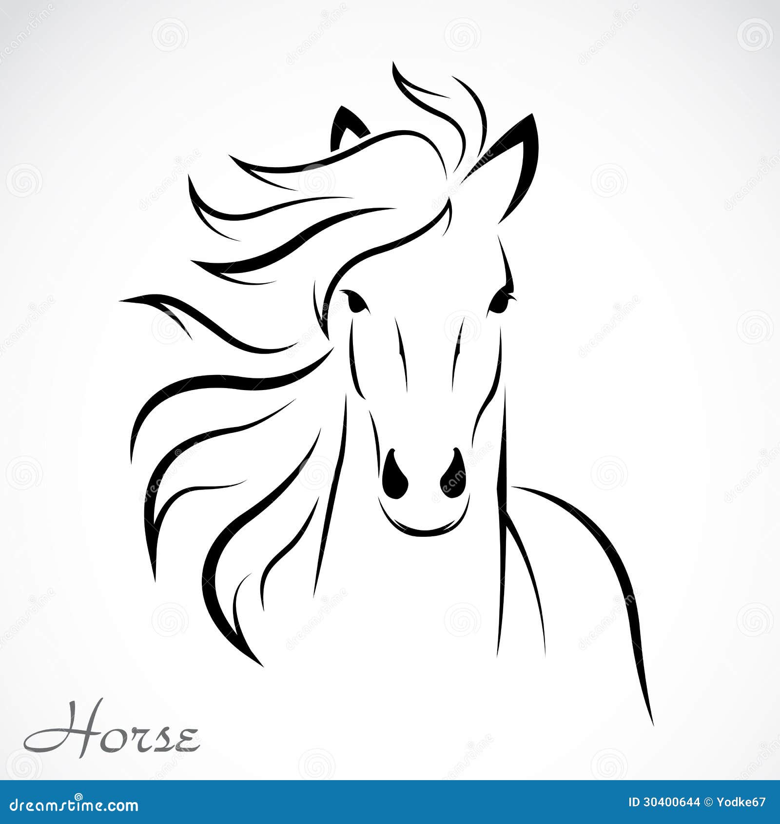 Image De Vecteur D'un Cheval Illustration de Vecteur - Illustration du ...