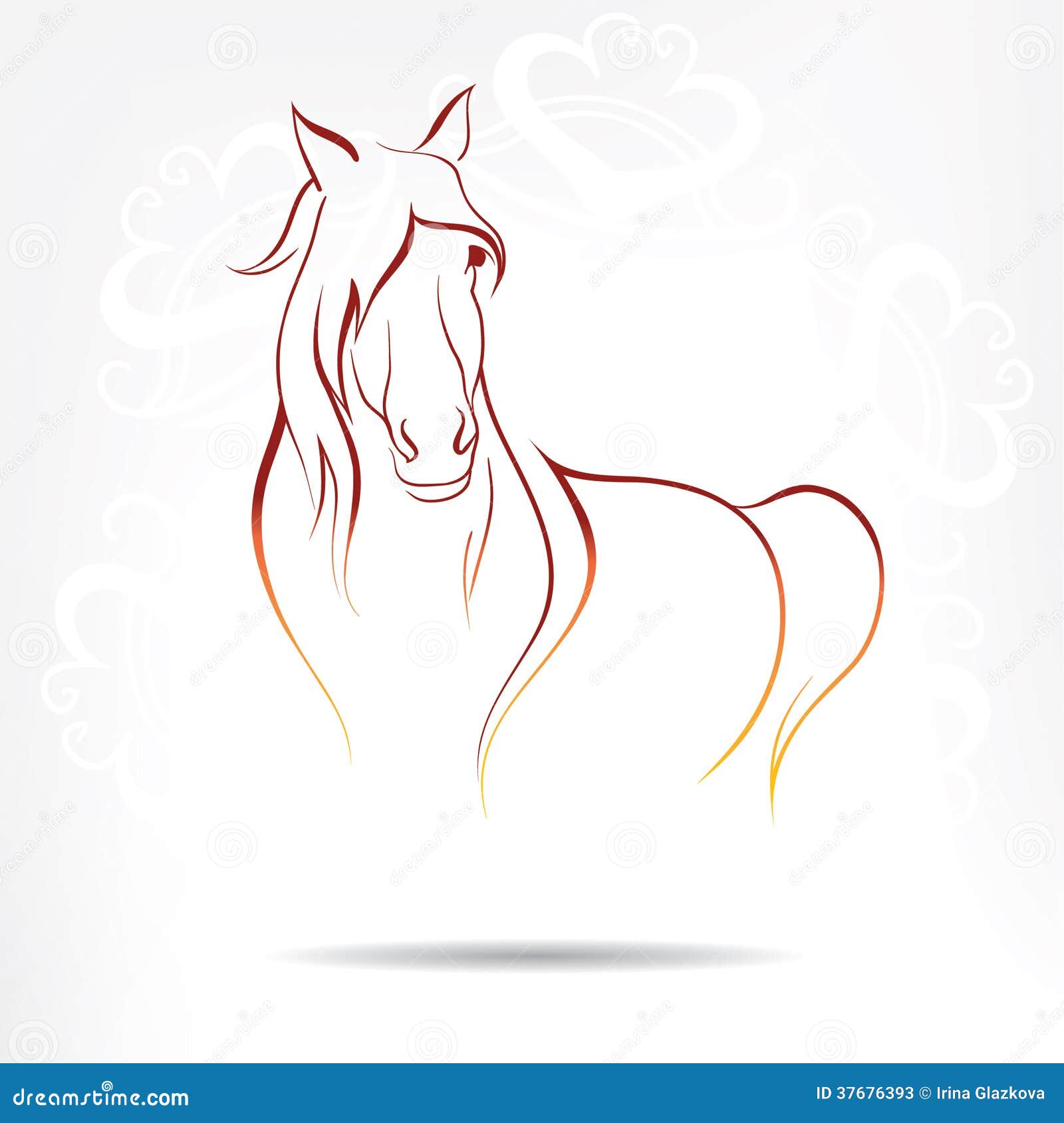 Image De Vecteur D'un Cheval Illustration de Vecteur - Illustration du ...