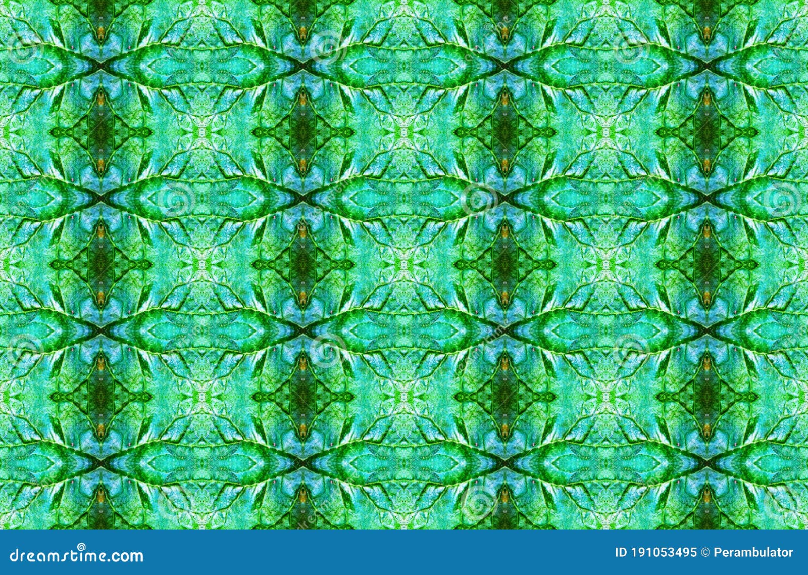 BLUE and GREEN DECORATIVE REPEAT PATTERN Stock Illustration ...