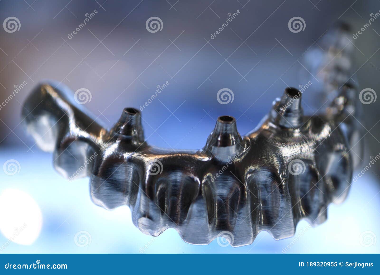 Image of Dentures for Subsequent Application of Ceramic Coatings Stock ...