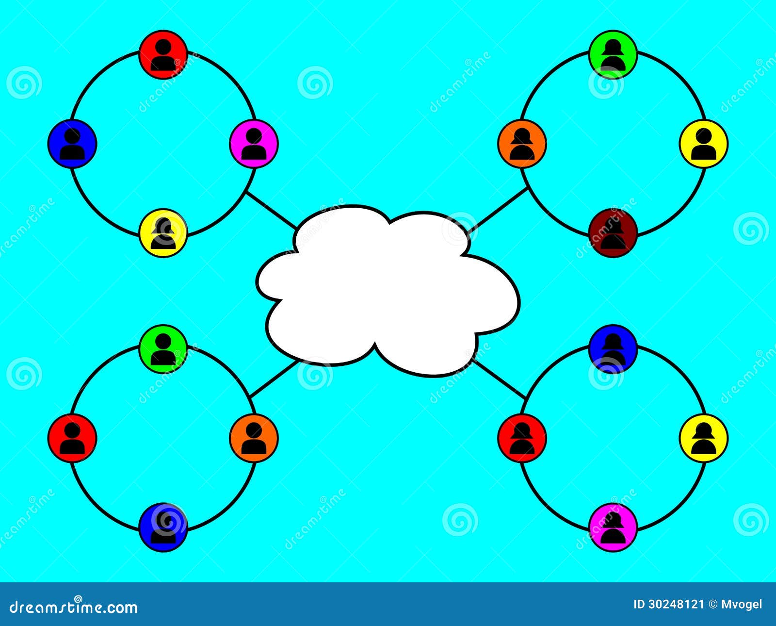 Networking stock illustration. Illustration of contact - 30248121