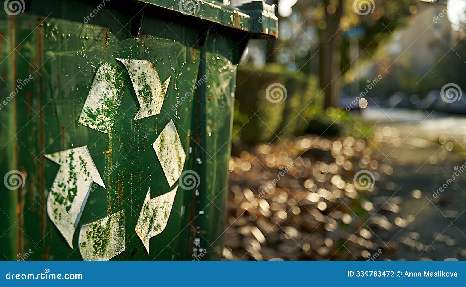 An Image Depicting Sorted Garbage Containers for Eco-Friendly Waste ...