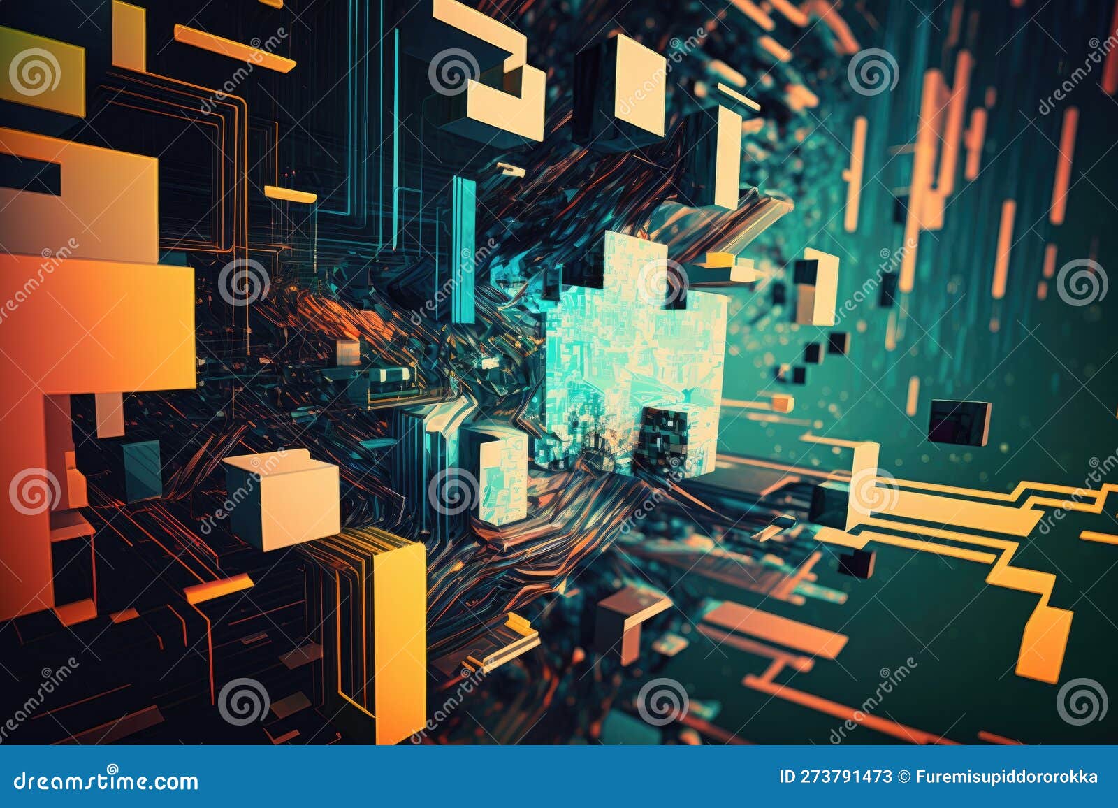 An Abstract Background Image that Represents the Complexity of the ...