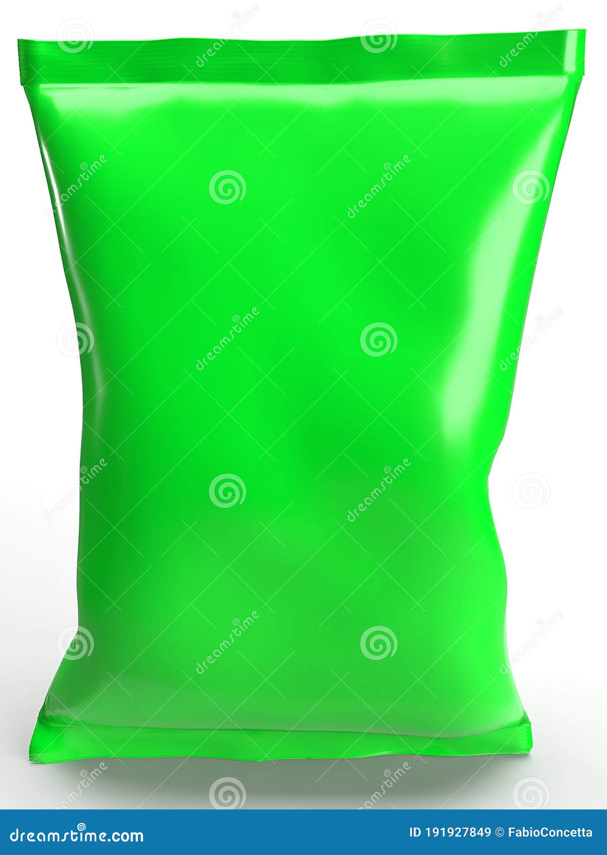 Abstract 3d Background of a Small Envelope Package Green for Food Stock ...