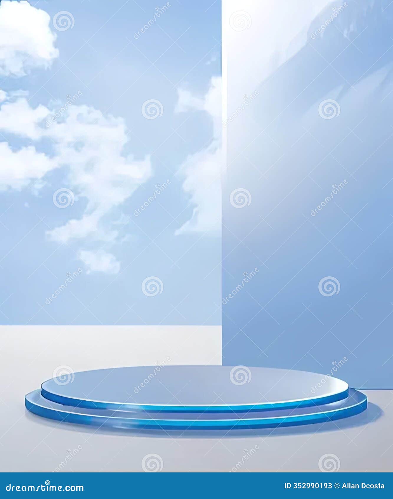 Minimalist Geometric Stage Design Decorative Setup Ideal for Staging ...