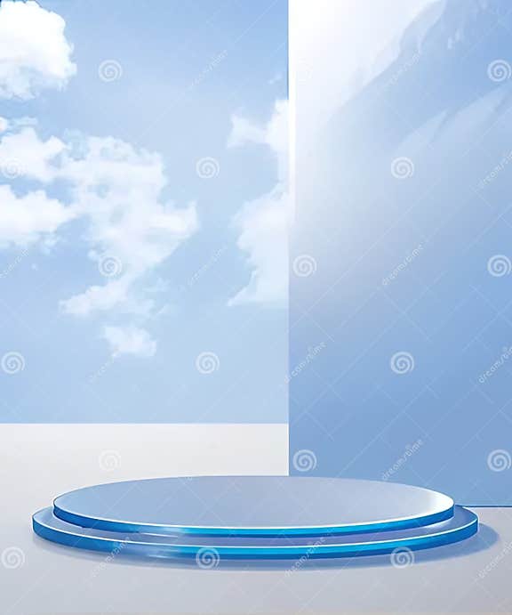 Minimalist Geometric Stage Design Decorative Setup Ideal for Staging ...