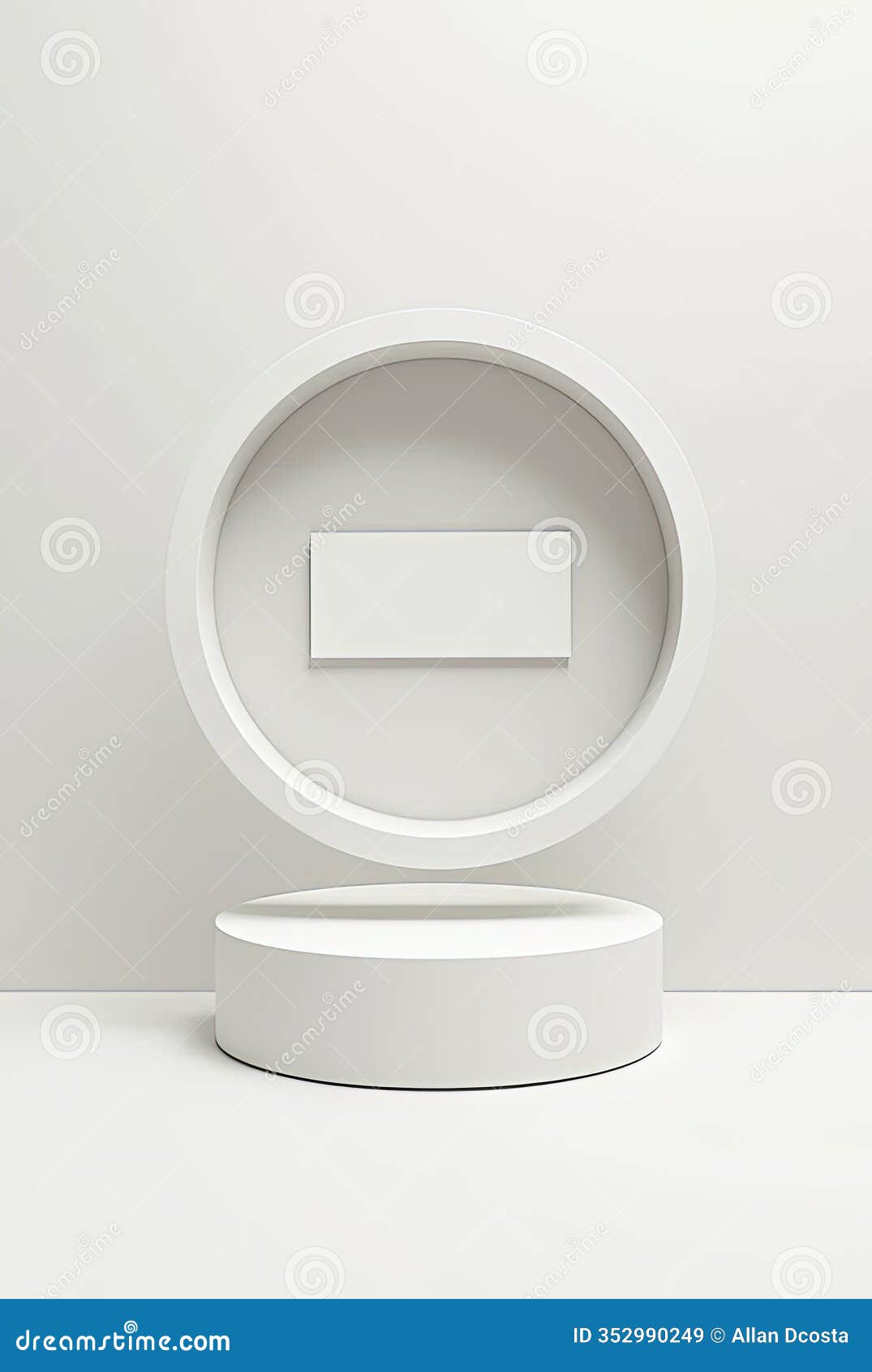 Minimalist Geometric Stage Design Decorative Setup Ideal for Staging ...