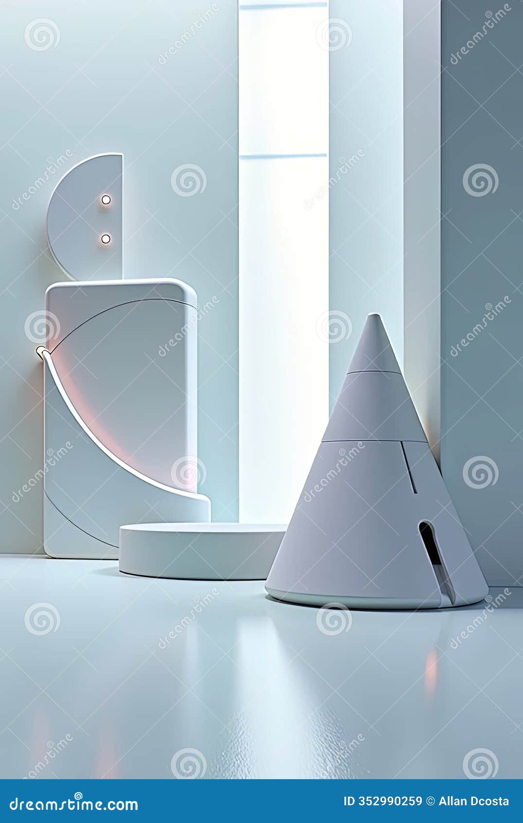 Minimalist Geometric Stage Design Decorative Setup Ideal for Staging ...