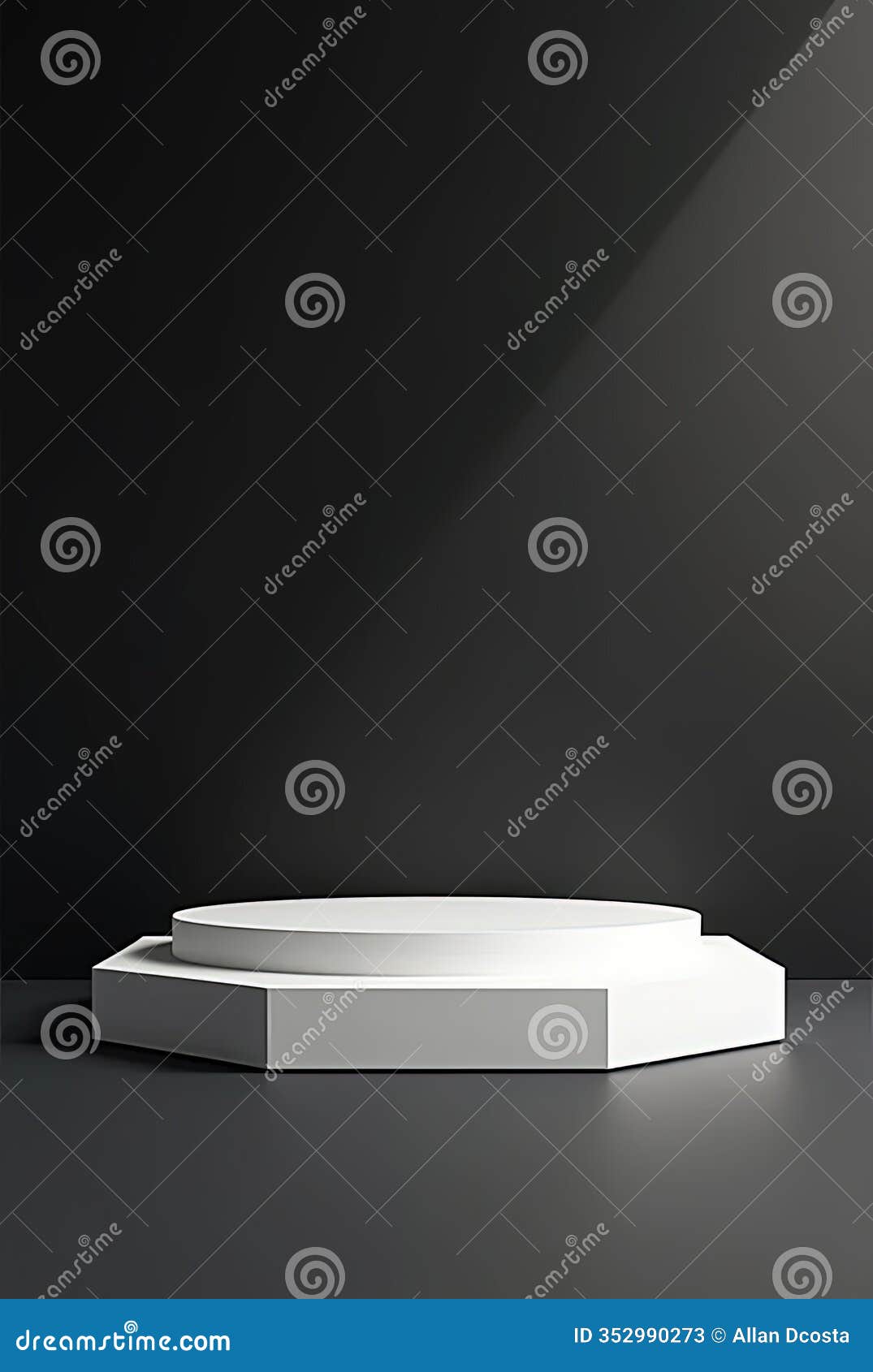 Minimalist Geometric Stage Design Decorative Setup Ideal for Staging ...