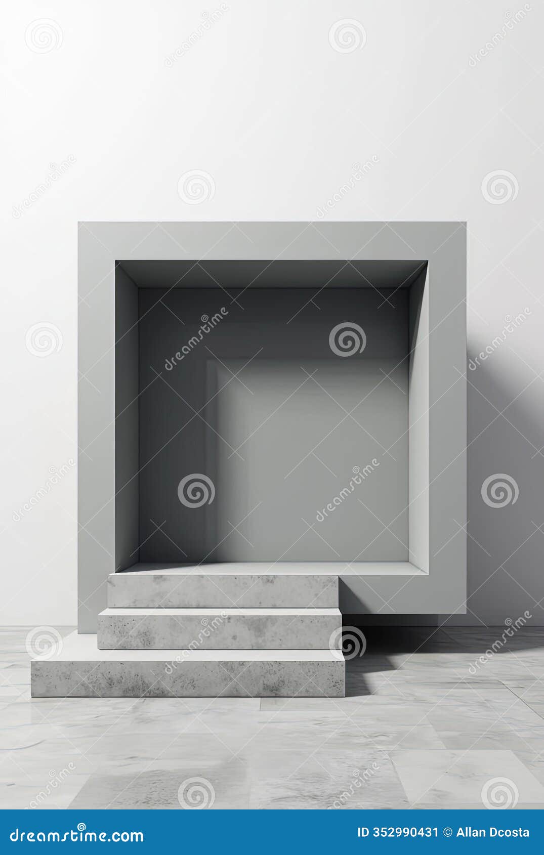 Minimalist Geometric Stage Design Decorative Setup Ideal for Staging ...