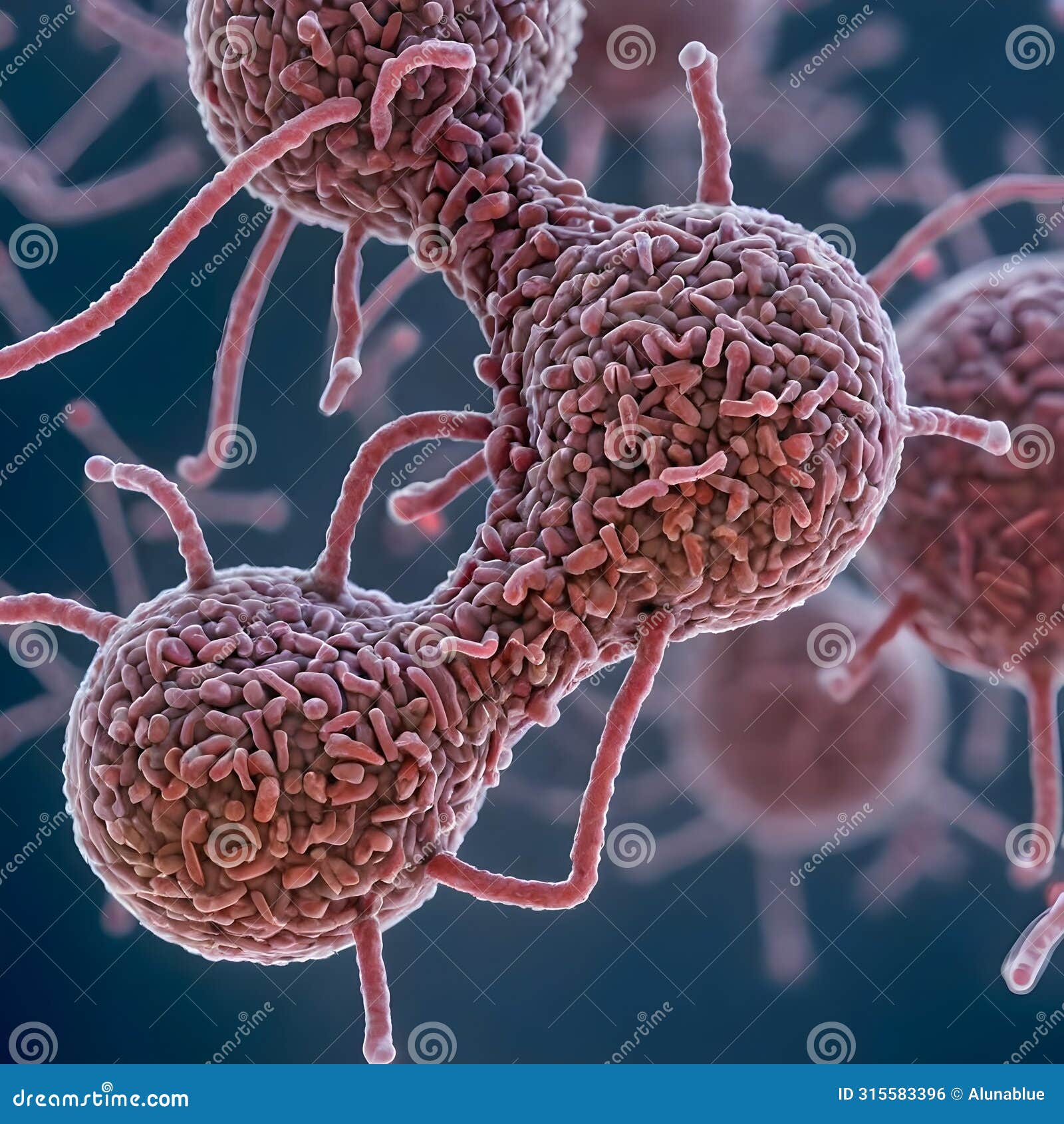 Microscopic Pathogen Visualization in High Detail Scientific ...