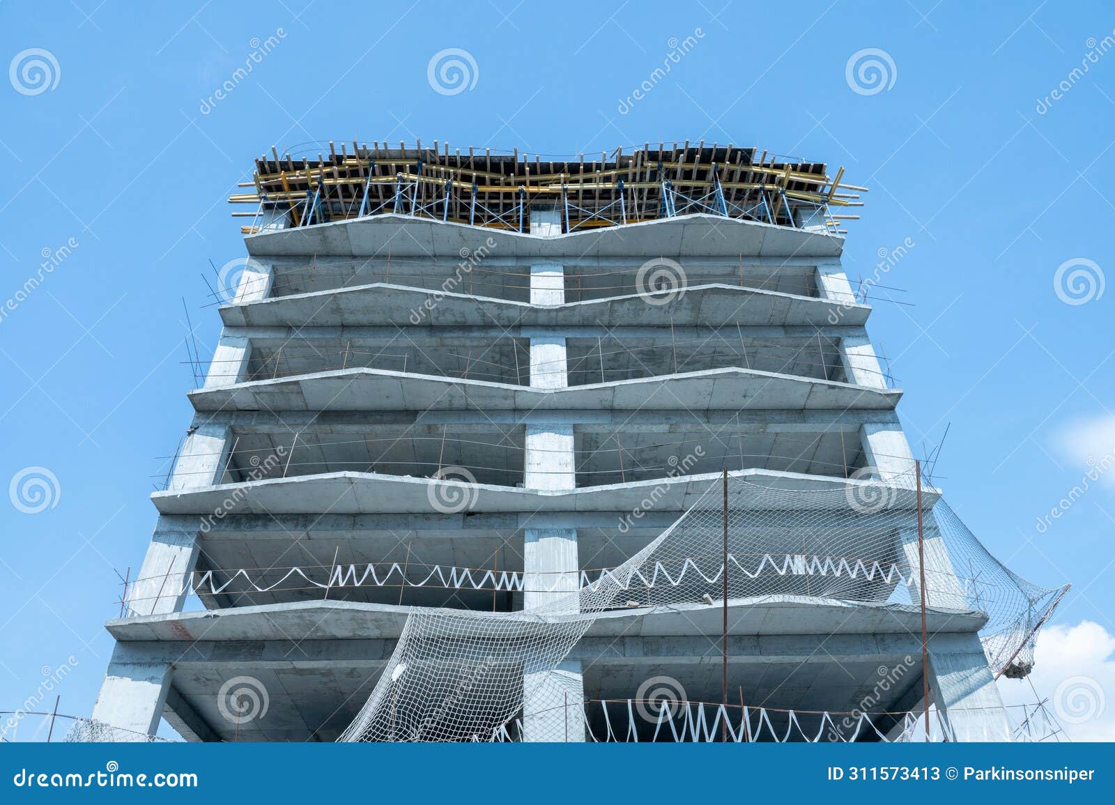 Standalone Building Construction in Progress Stock Image - Image of ...