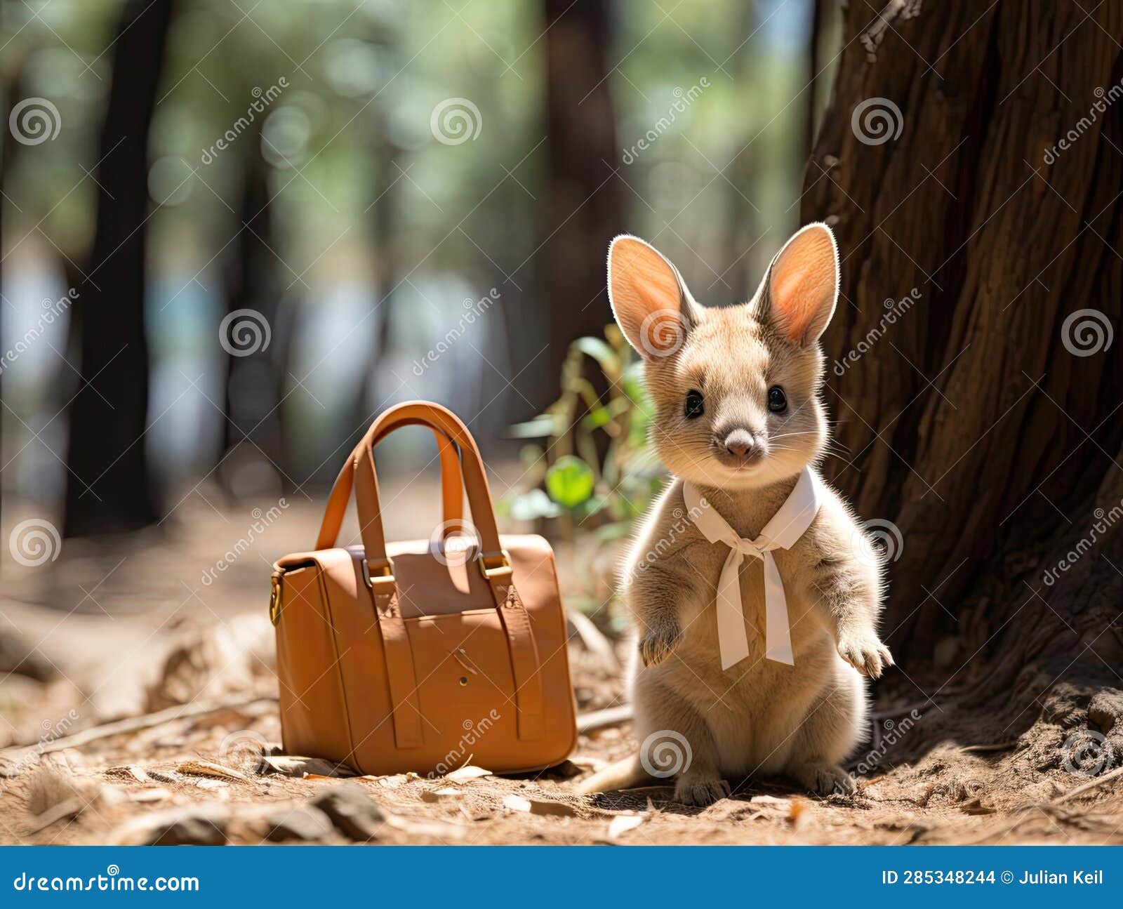 Blurry Kangaroo Baby with Suitcase As Businessman Stock Illustration ... Blurry Kangaroo Baby with Suitcase As Businessman Stock Illustration ...