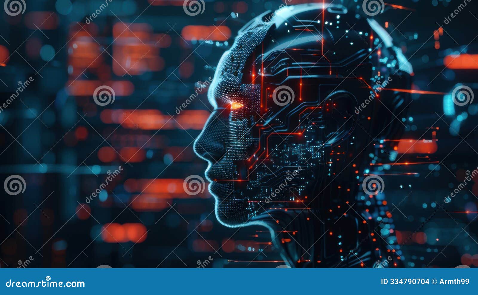 Evolution of AI Ethics. Artificial Intelligence and Technology Advancement Concept Stock ...