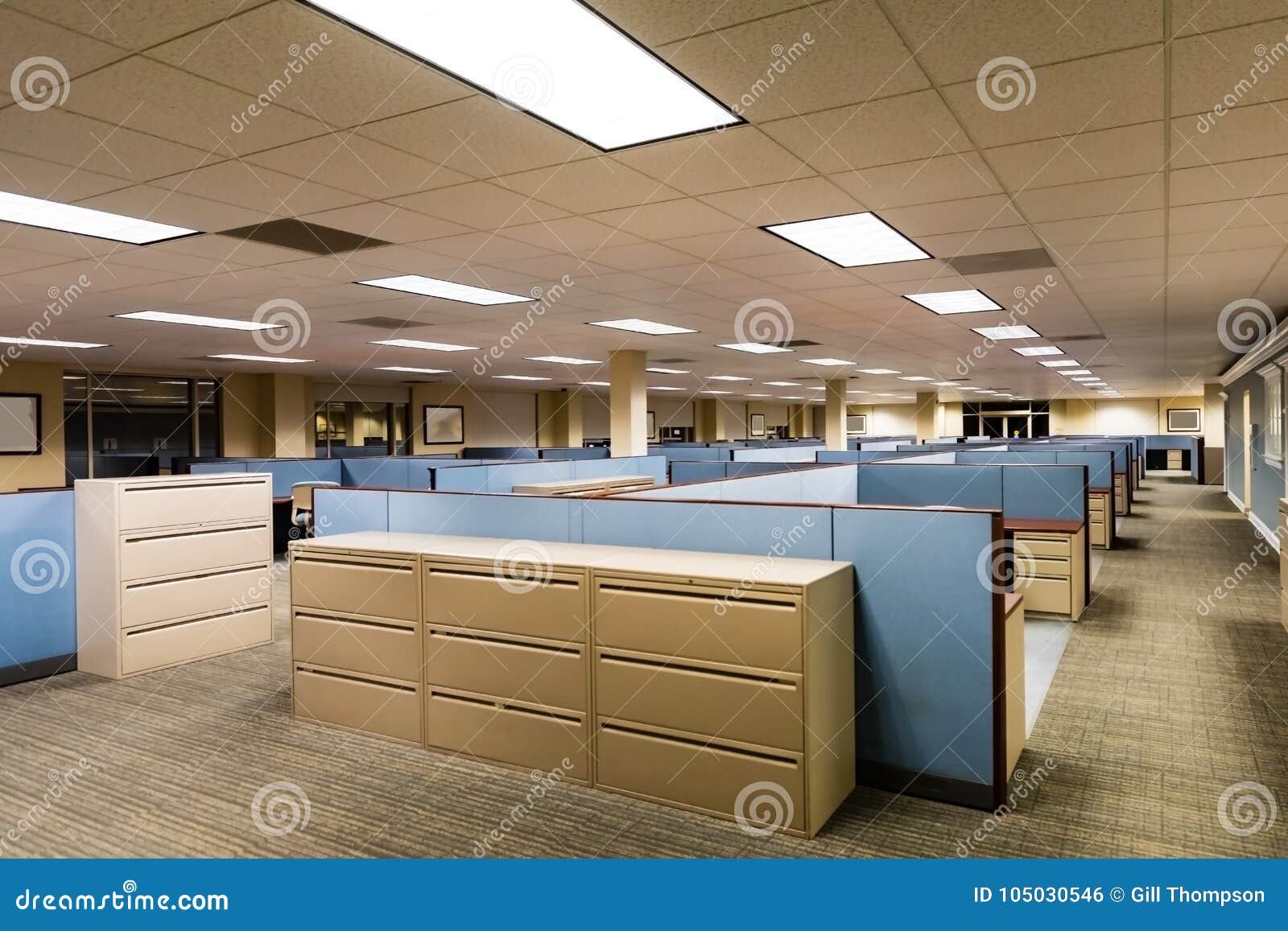 Empty Office Space Ready To Occupy Stock Photo - Image of conference ...