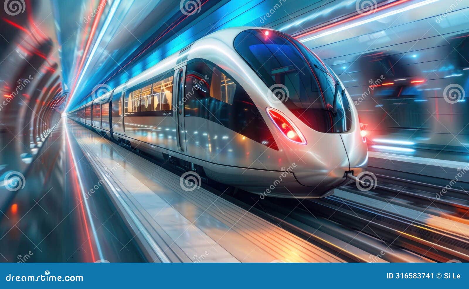 Hyperloop Ultrasonic Train Cabsul with Self-Driving System for Fast ...