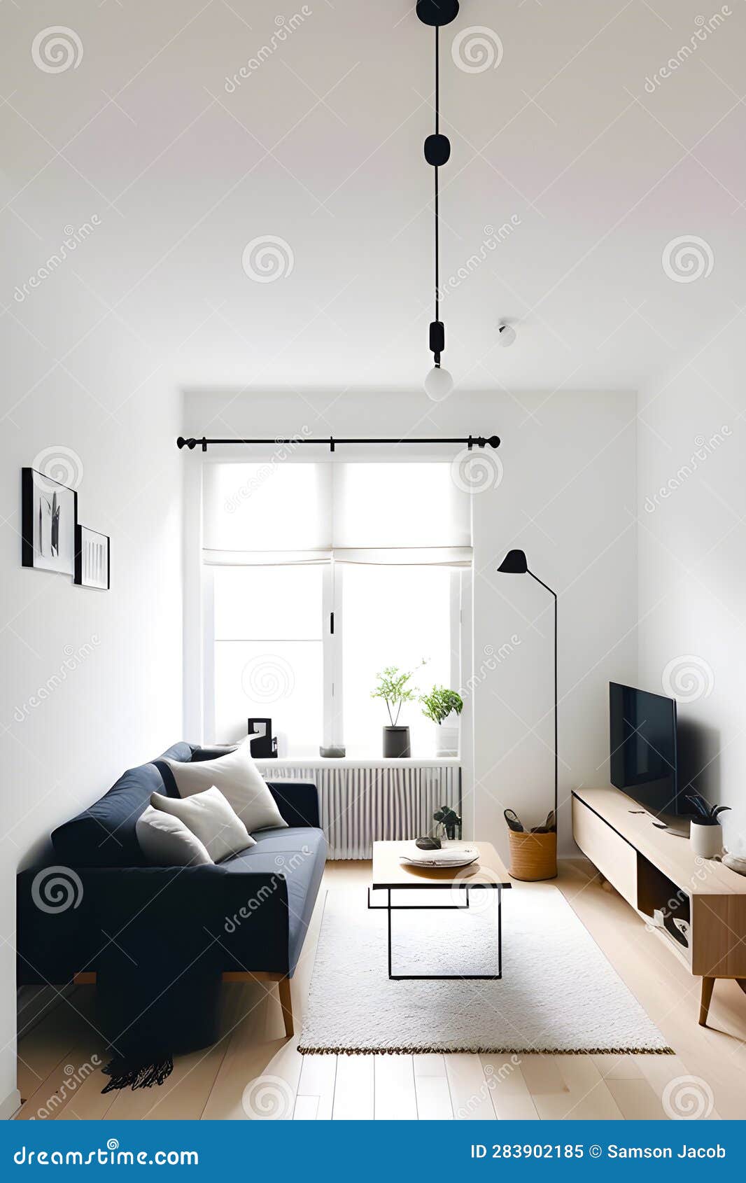 Minimalist Home Interiors Decluttered Spaces Generated by Ai Stock ...