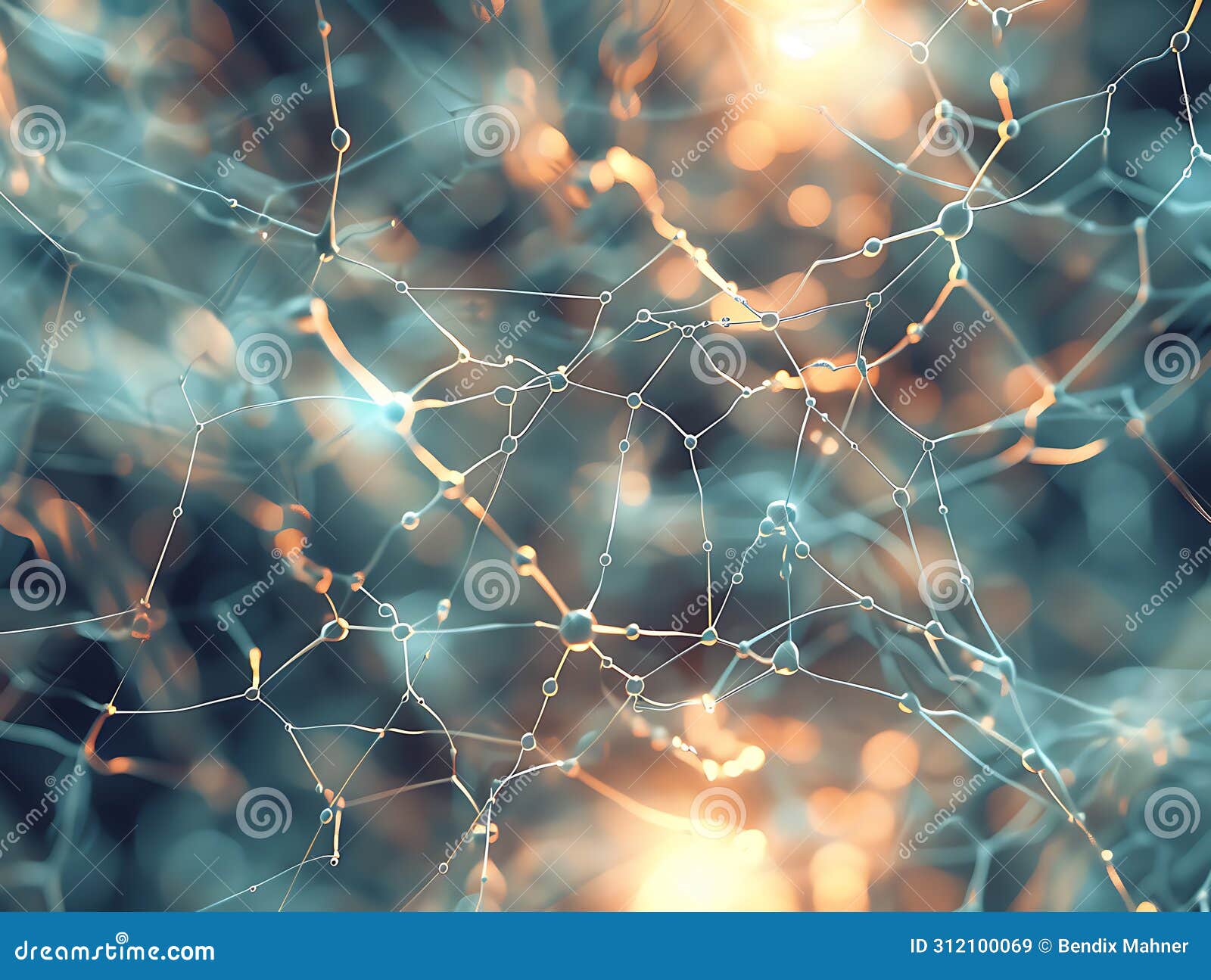 Interconnected Abstract Tangle of Wires Background Illustration. Stock ...